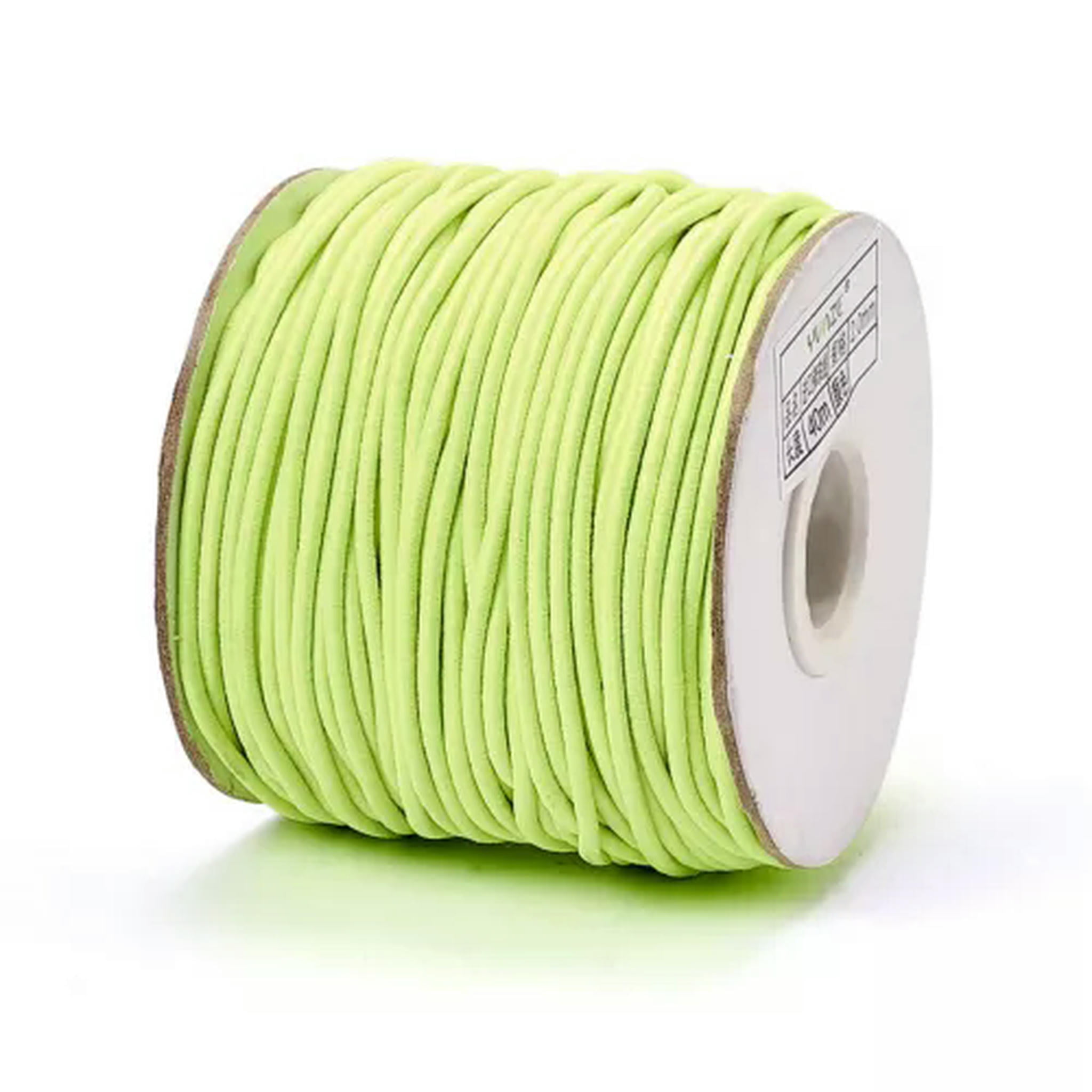 GKNET 1 Roll Elastic Cord Stretch Thread Beading Cord 1~2mm Fabric Bead ...