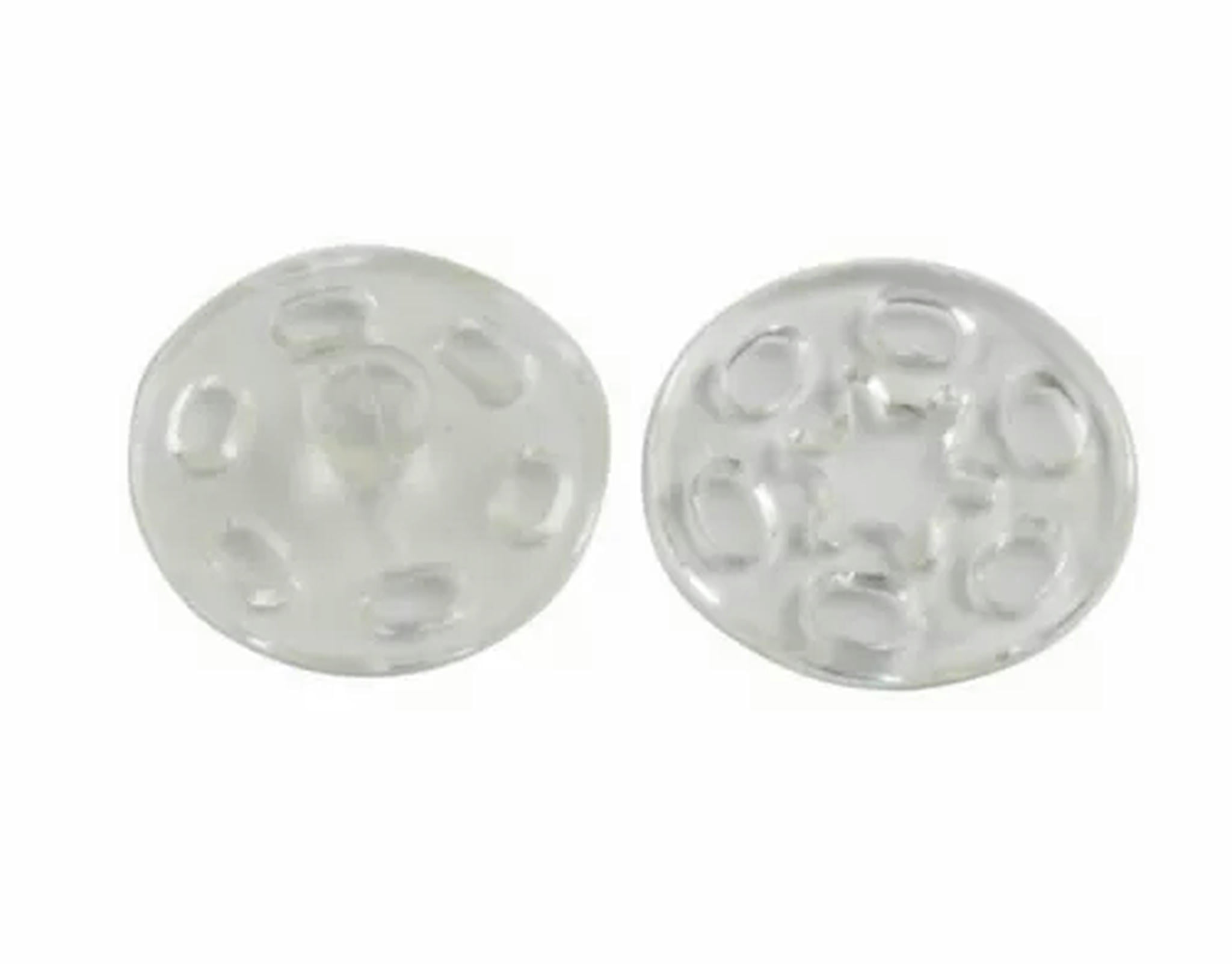 GKNET 100 Sets Clear Plastic Popper Button Snap Fastener Buttons10mm ...