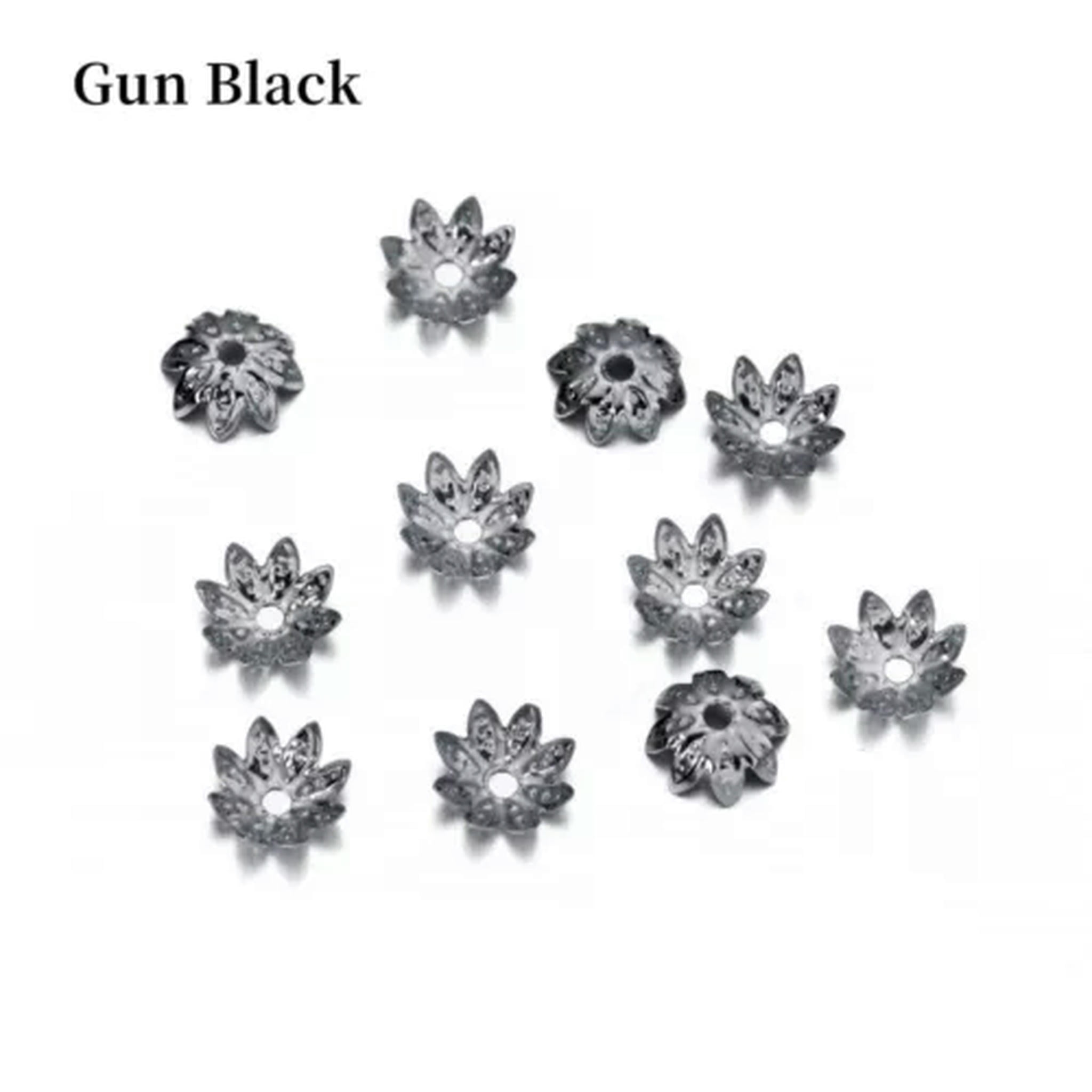 GKNET 100pcs/Lot 8 10 mm Lotus Flower Bead Caps Cone End Beads Cap ...