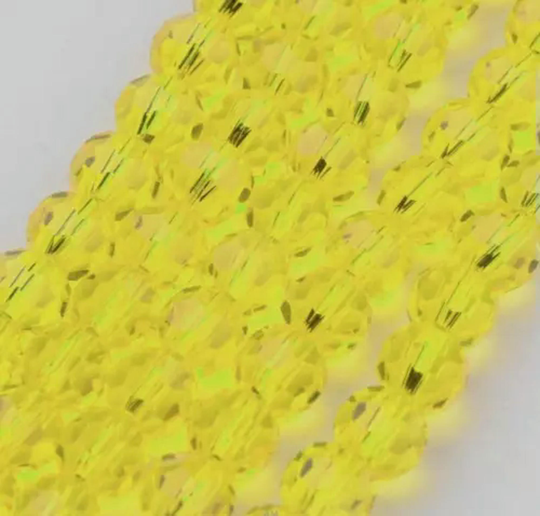 GKNET 10Strands Crystal Glass Beads Faceted Round 4/6/8mm Multi-Color Spacer Beading-6mm (96pcs ...