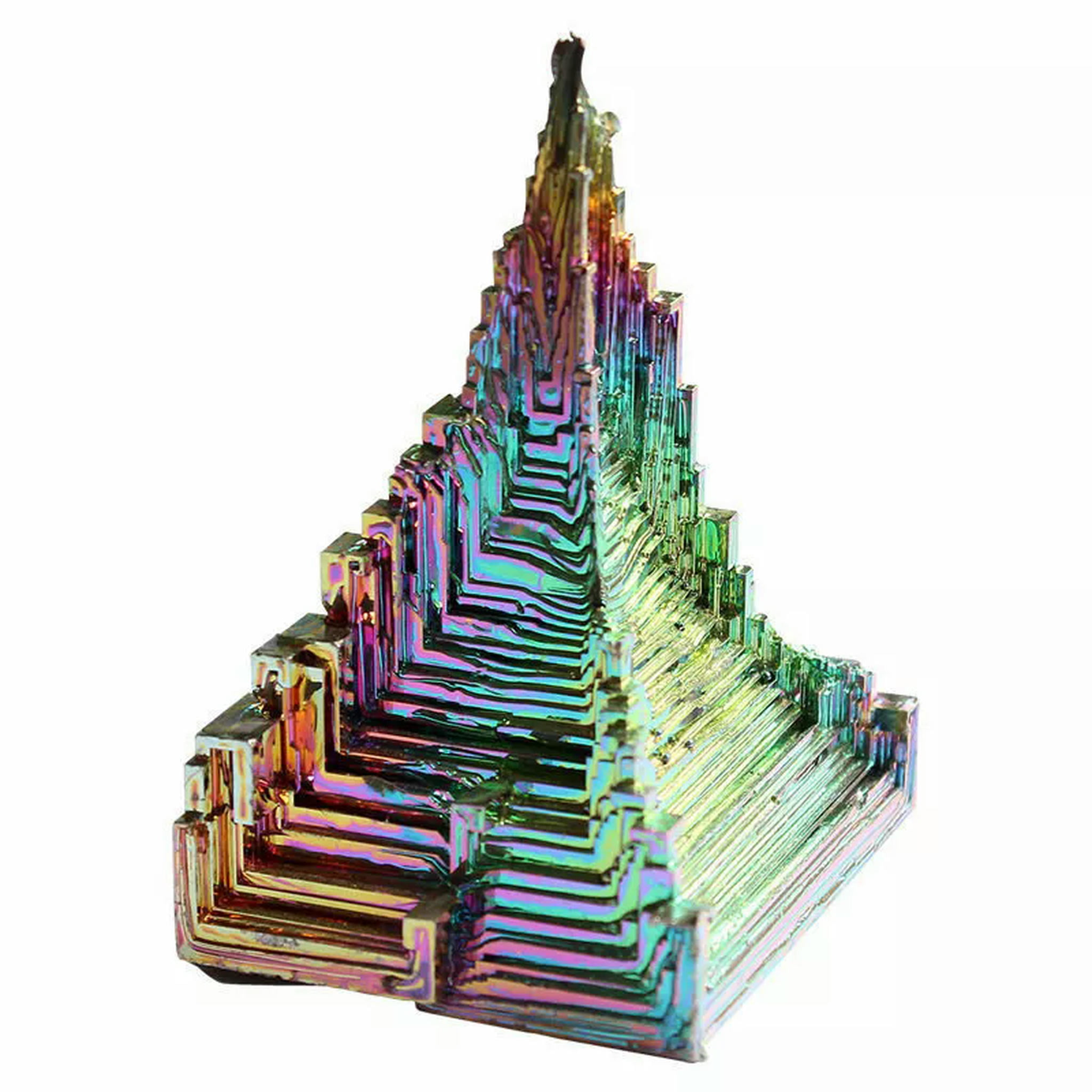 GKNET 10X Natural Aura Rainbow Titanium Bismuth Quartz Crystal Stone ...