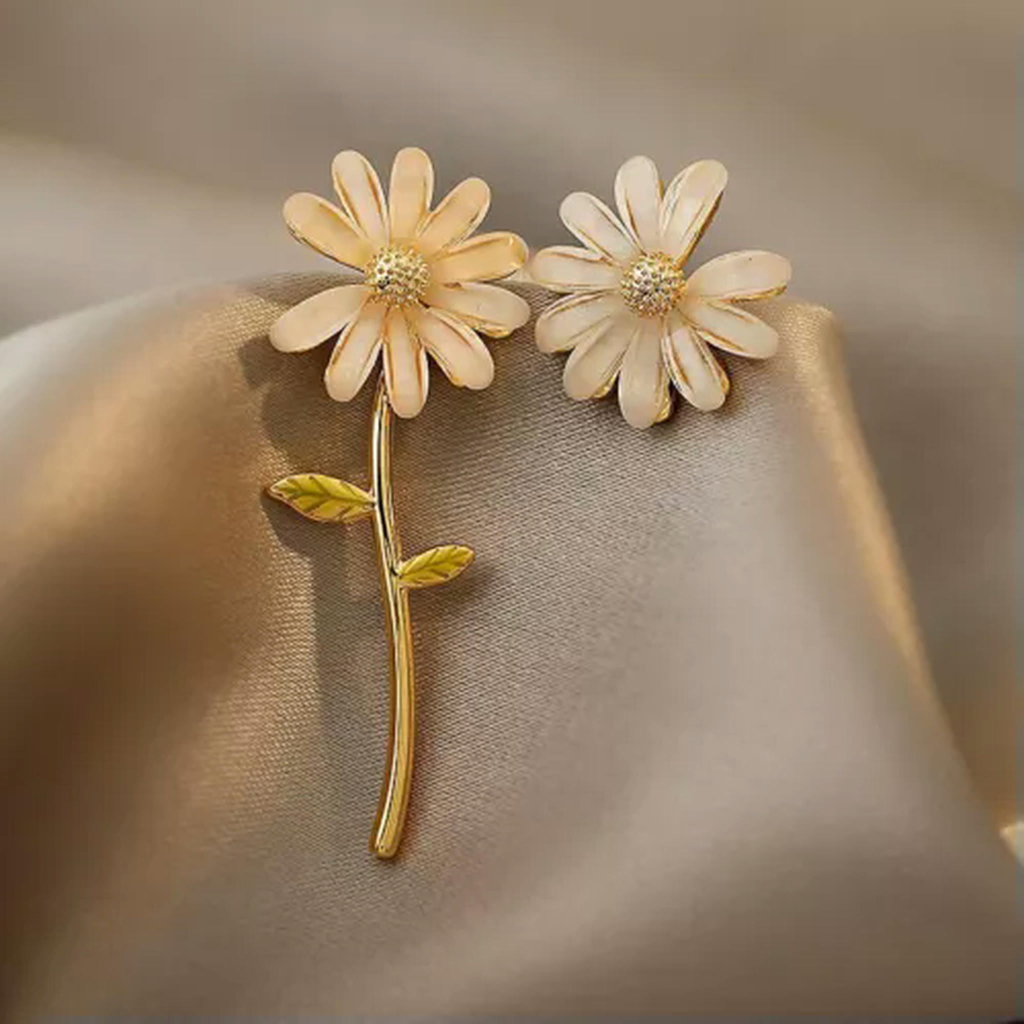 GKNET 2024 Fashion Flower Long Tassel Stud Earrings Dangle Women ...