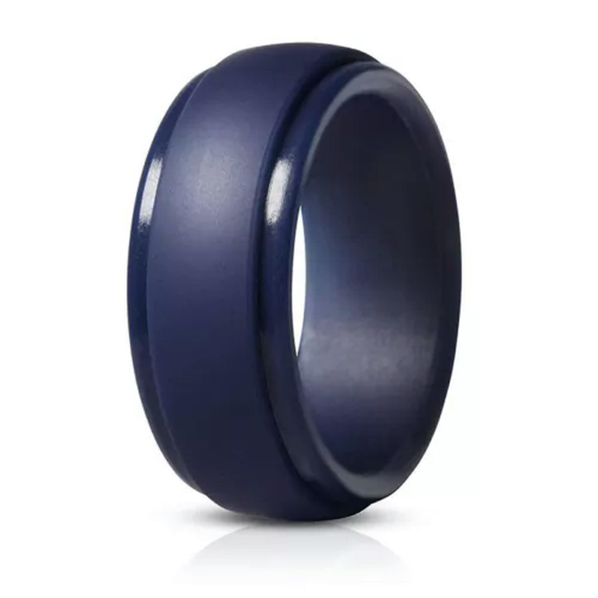 GKNET 4x Silicone Flexible Wedding Ring Engagement Men Women Rubber ...