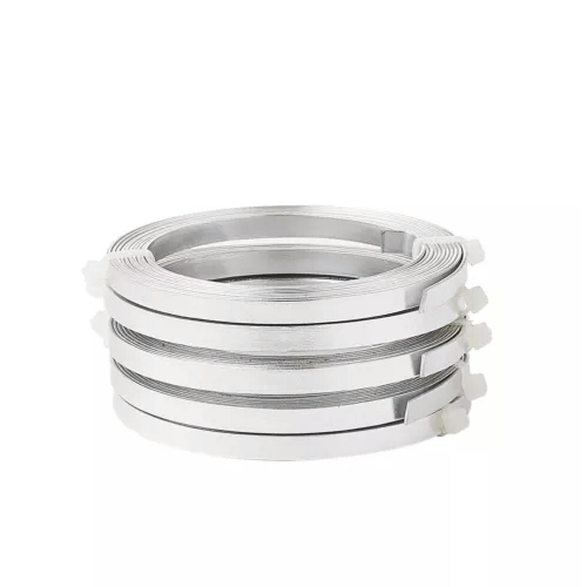 GKNET 5 Rolls Flat Aluminum Wire Silver Craft Metal Plain Bezel Wire ...
