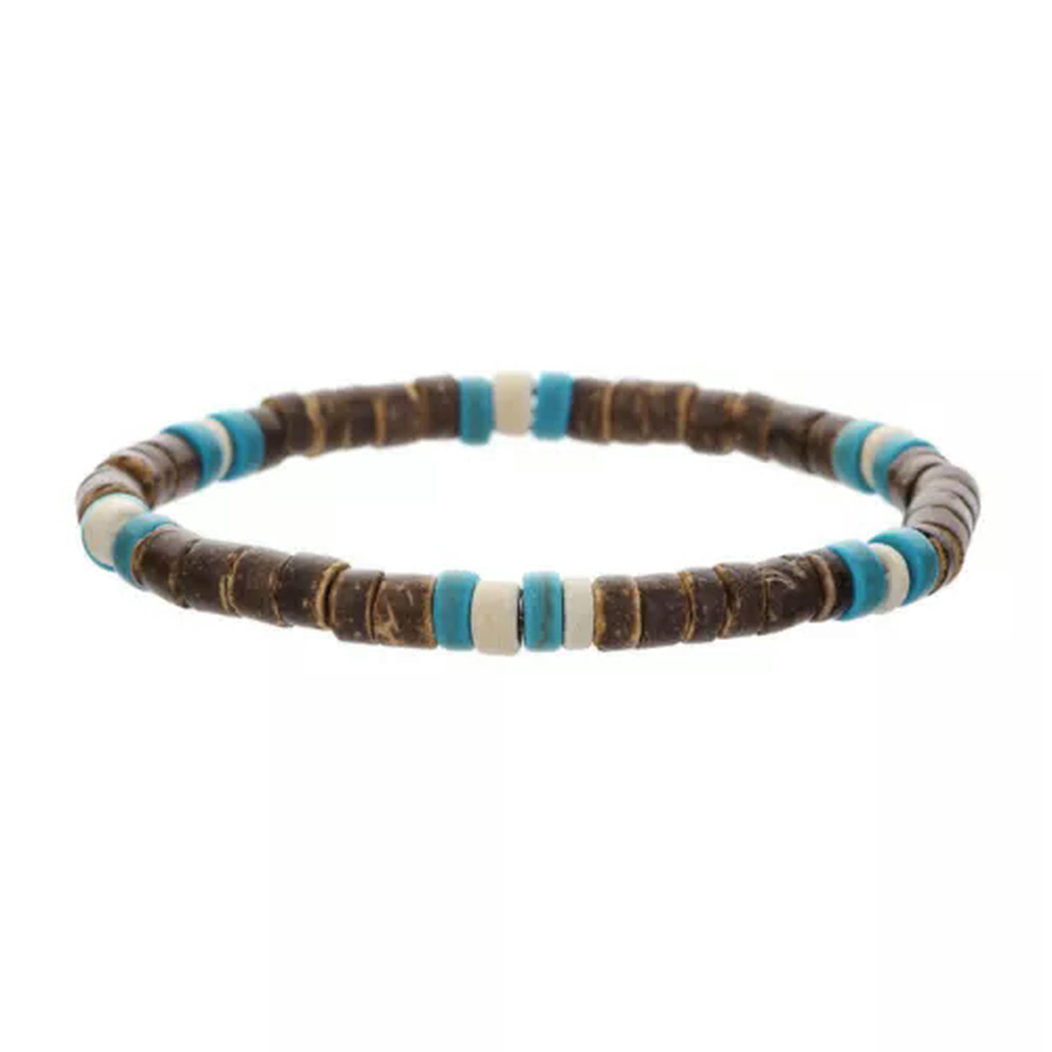 GKNET Men Beaded Bracelet Surfer Style Bracelet Men Bracelet Stack ...