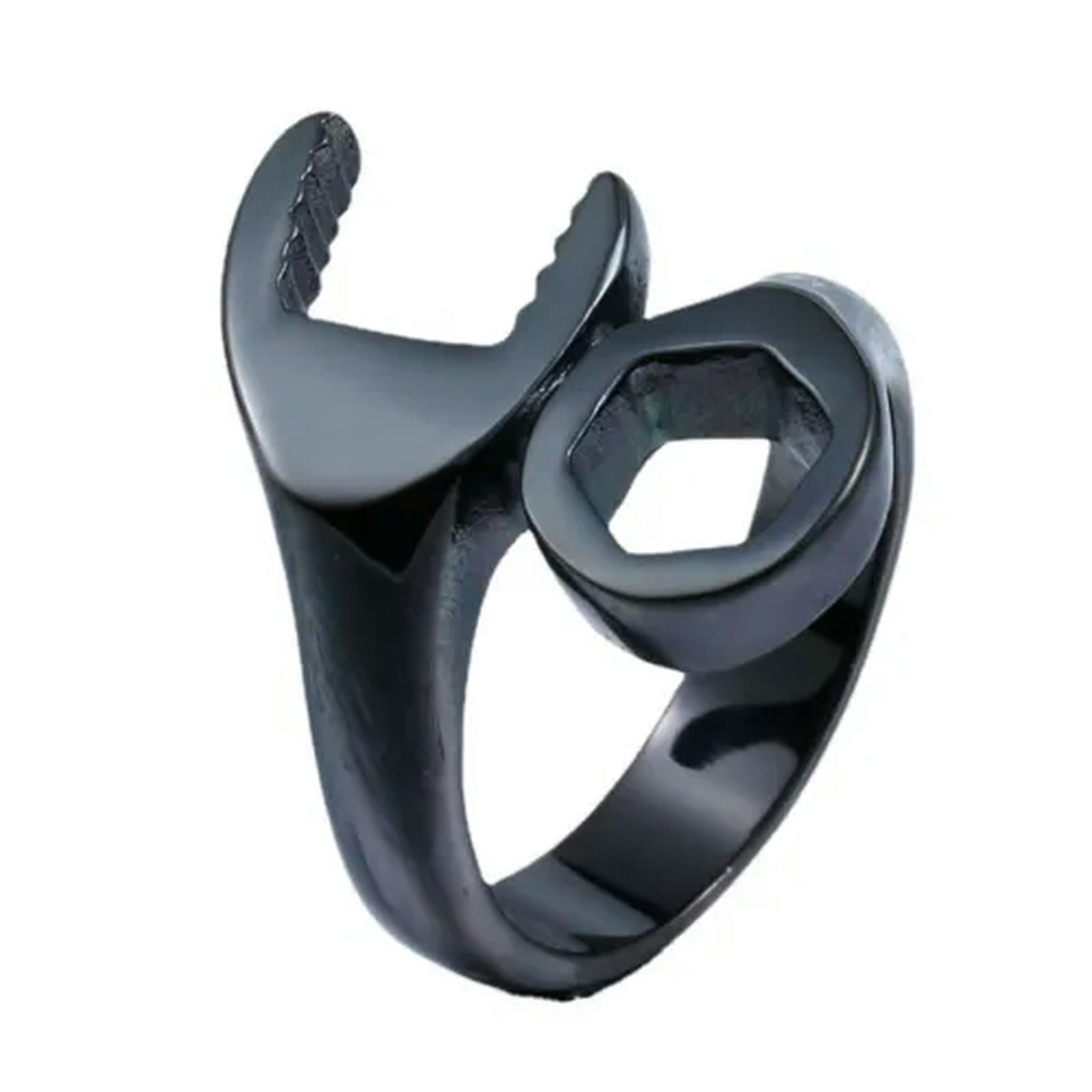 GKNET Mens Biker Mechanic Wrench Ring for Men Stainless Steel Size Size ...
