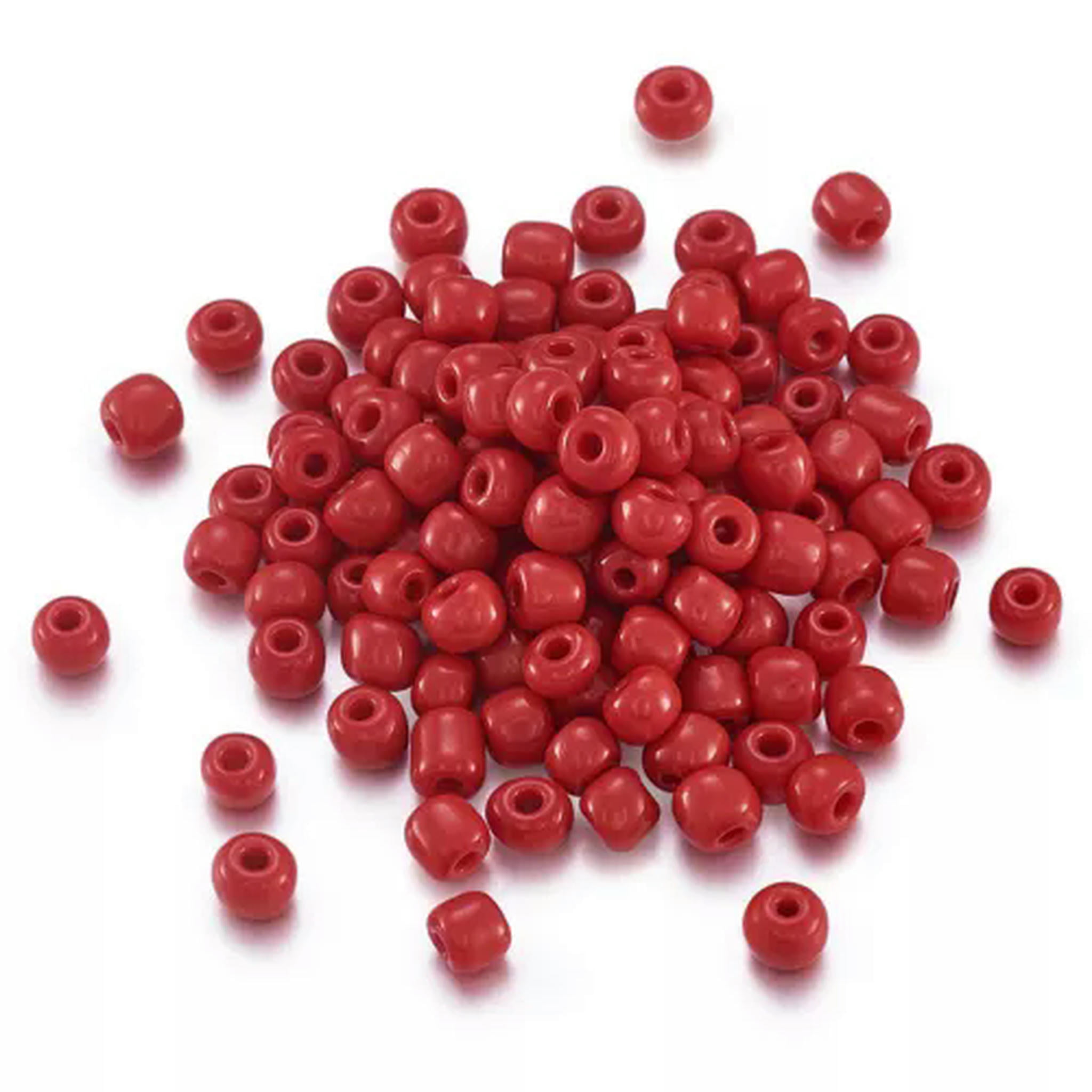GKNET Multicolor Glass Round Beads 2/3/4mm Small Opaque Colors Mini ...