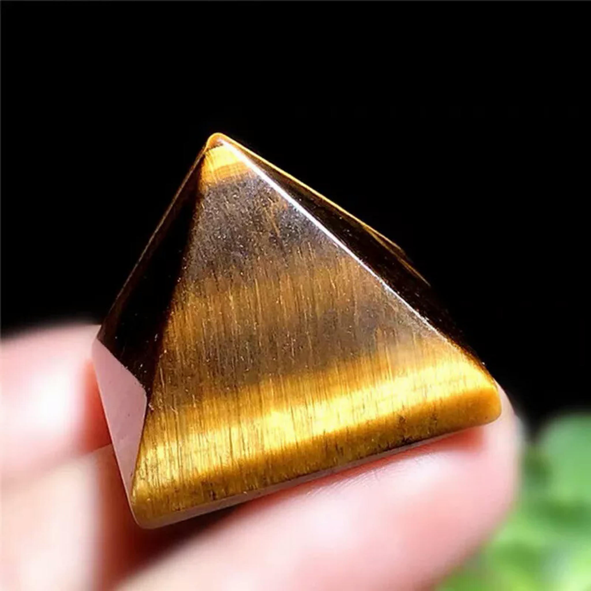 GKNET Natural Rare Tiger's Eye Quartz Gemstone Crystal Energy Mineral ...