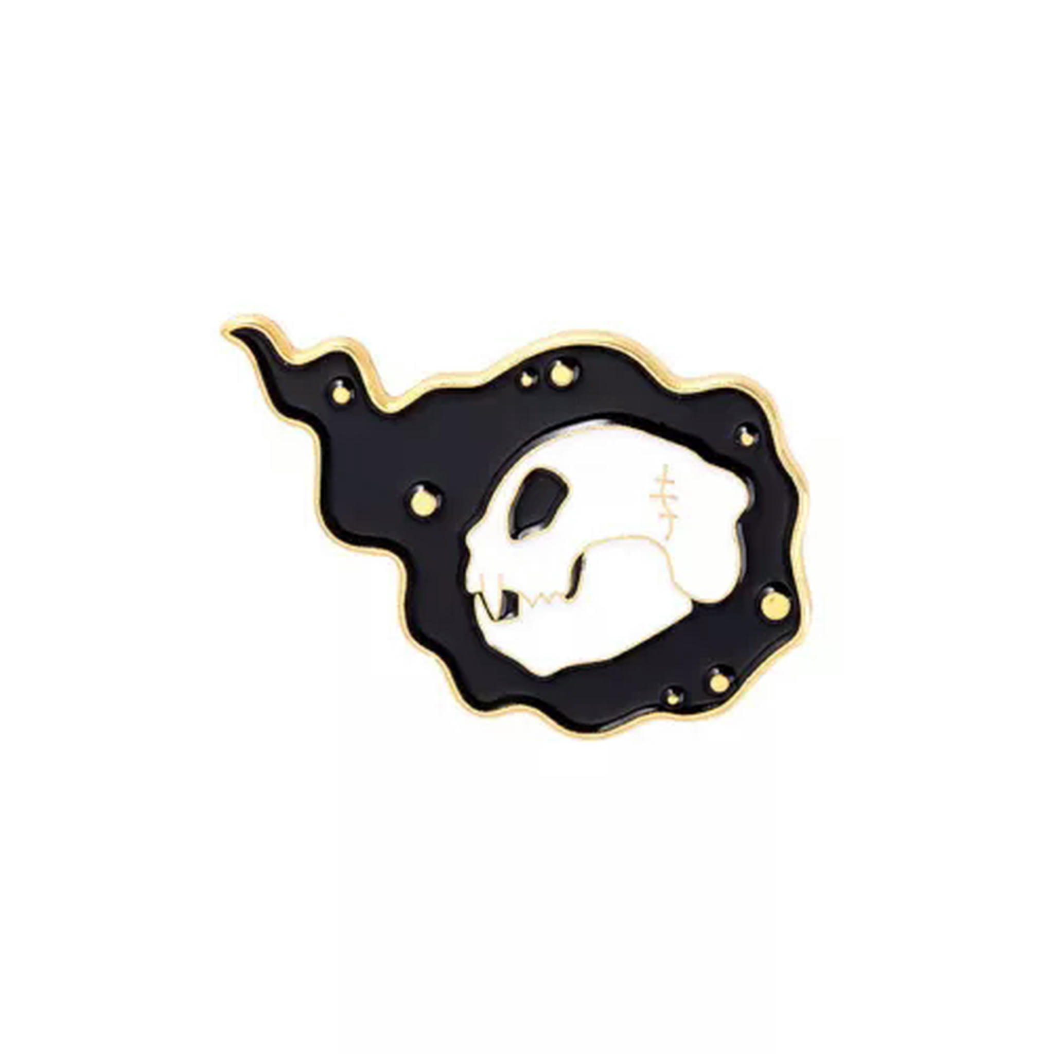 GKNET Punk Halloween Enamel Brooch Pins Shirt Collar Lapel Pin Necktie ...
