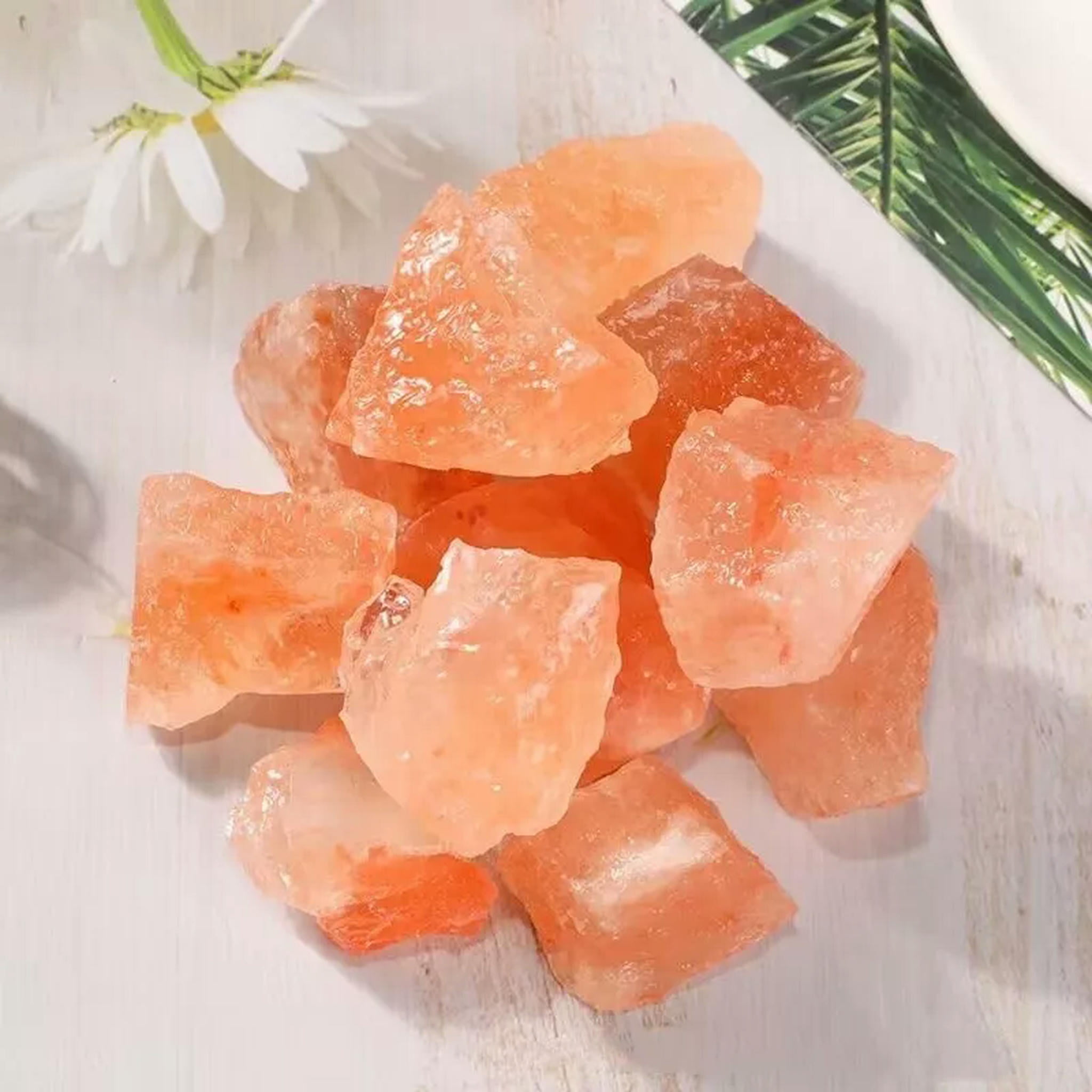 GKNET Raw Rough Natural Himalayan salt Rocks Chunks Crystal Chakra ...