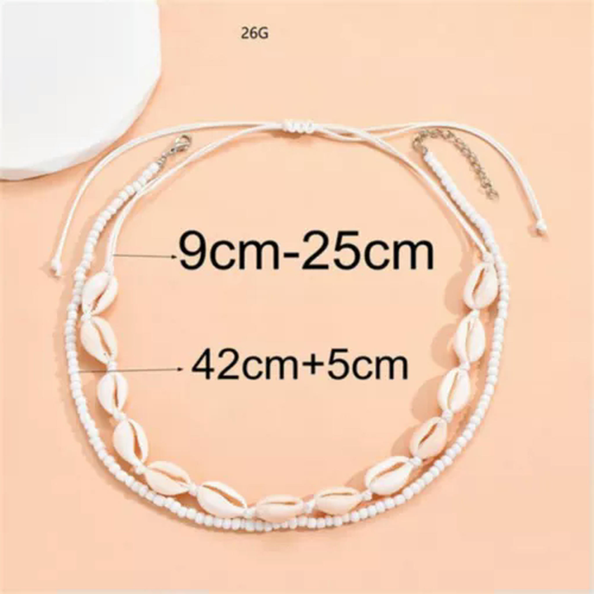GKNET Summer Natural Sea Shell Choker Necklace For Woman Bohemia Beads ...