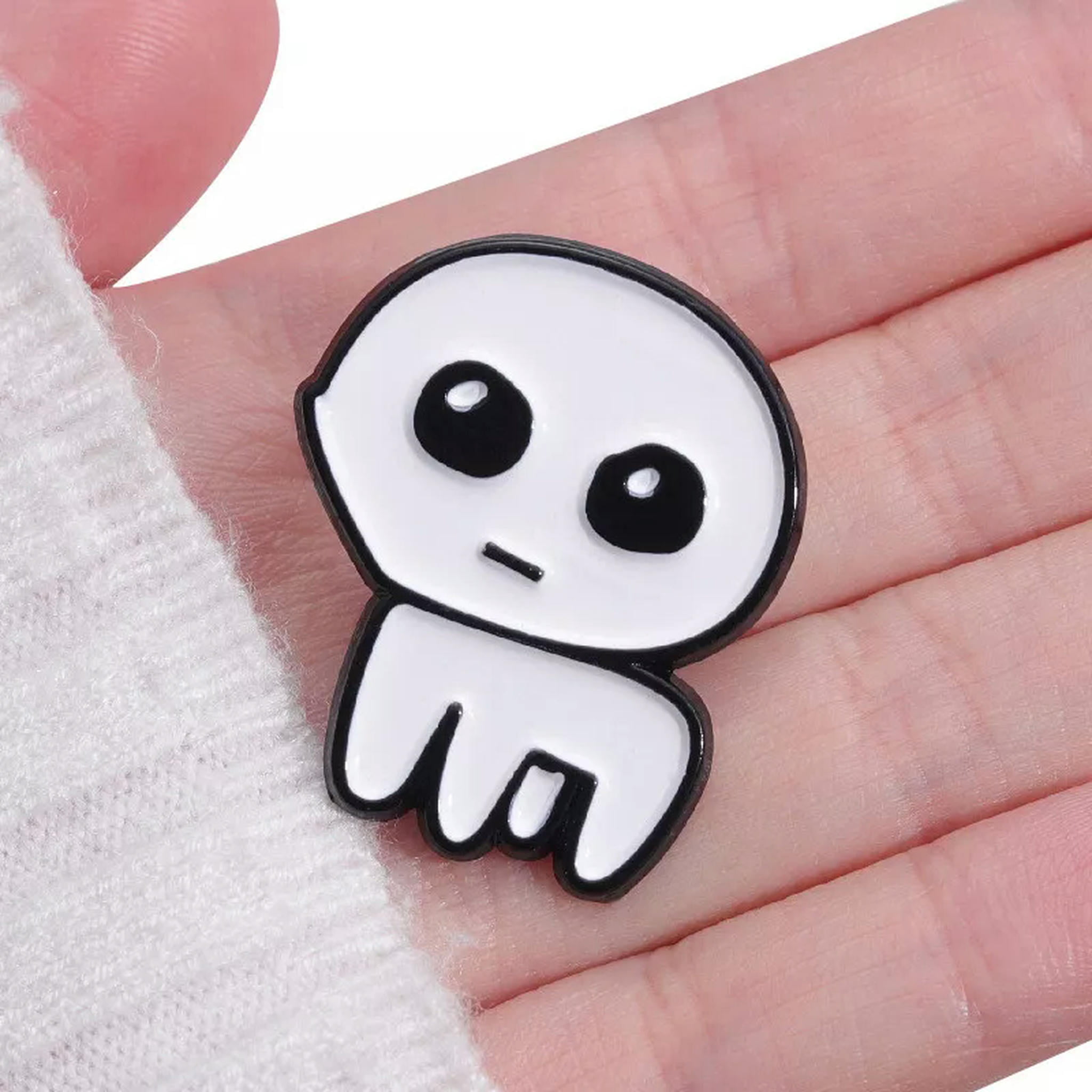 GKNET TBH Creature Cartoon Monster Autism Enamel Lapel Pin Introvert ...