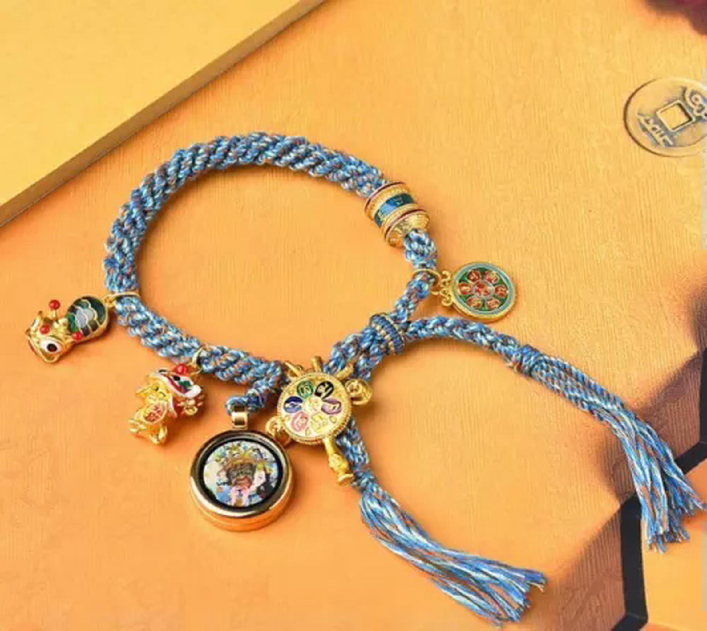 GKNET Tangka Pendant Dharma Eye God of Wealth Eye Diy Bracelet ...