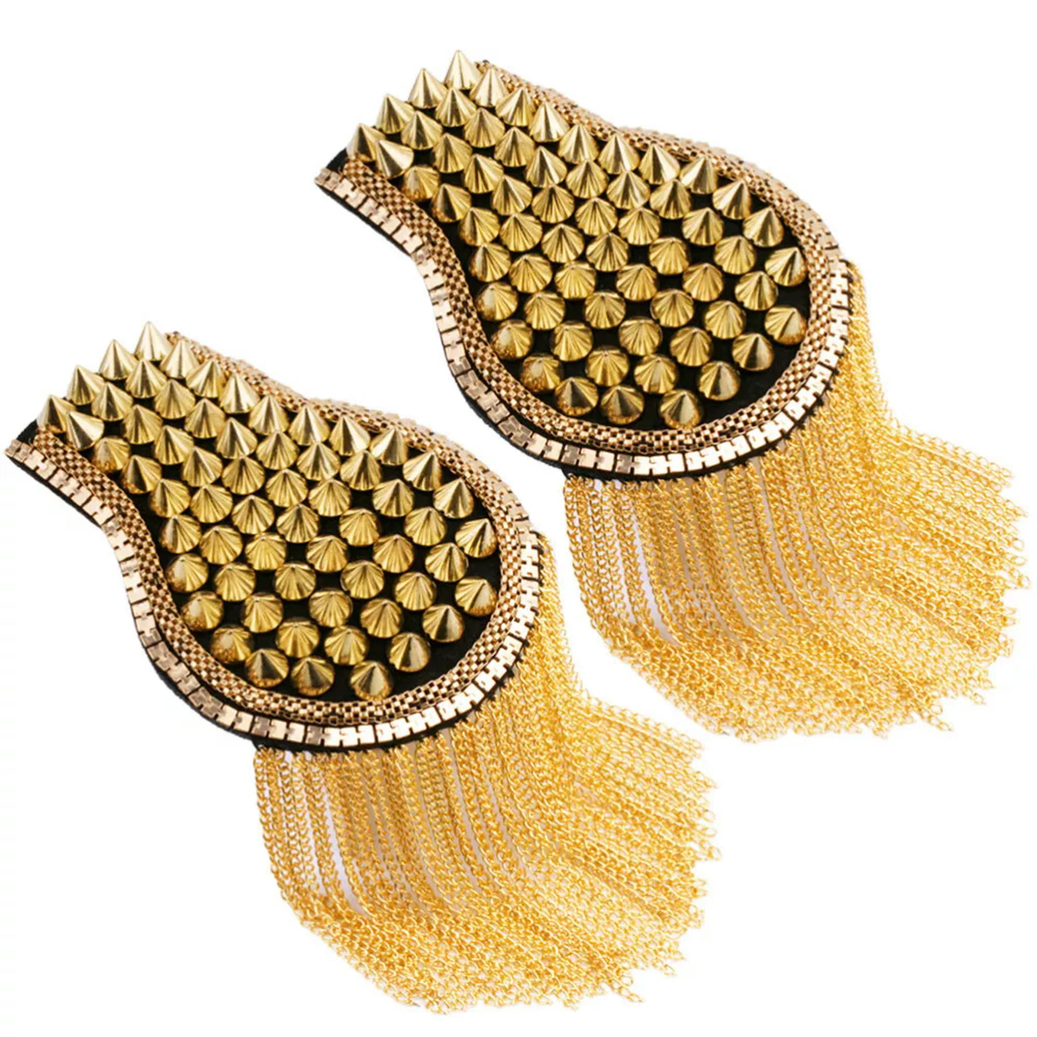 GKNET Tassel Shoulder Epaulet Epaulets Suit Accessories Man Women's ...