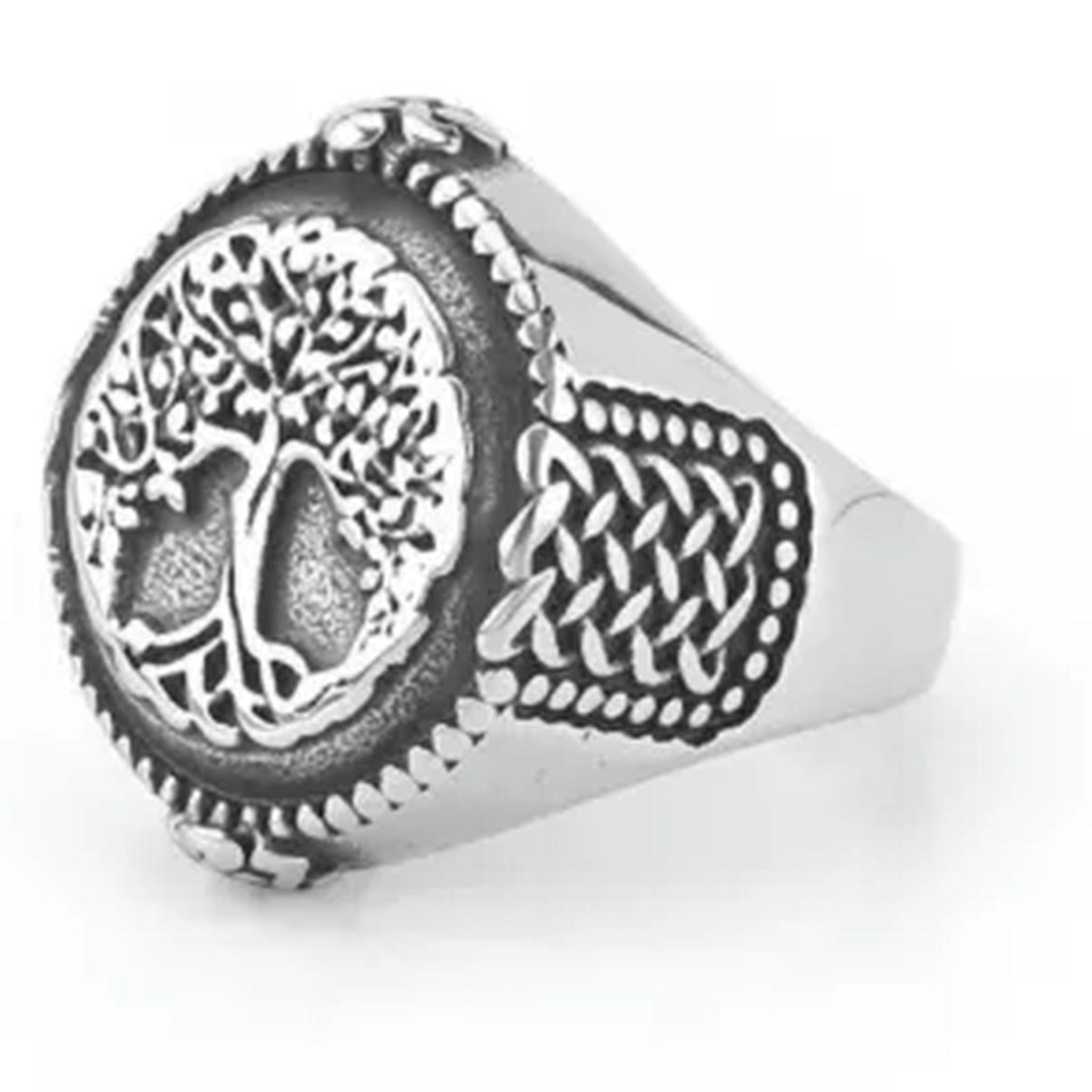 GKNET Viking Tree of Life Totem Fashion Hip Hop Vintage Versatile Rings Size 7-13 - Walmart.com