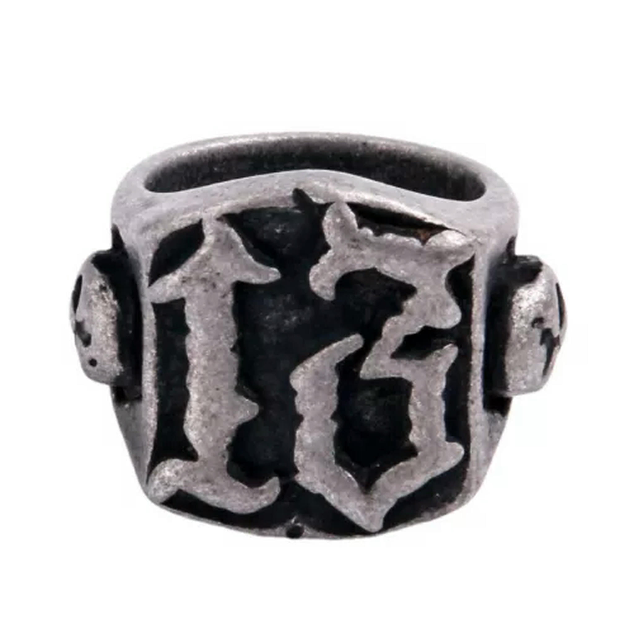 GKNET Vintage Mens Biker Skull Number 13 Ring For Men Stainless Steel ...