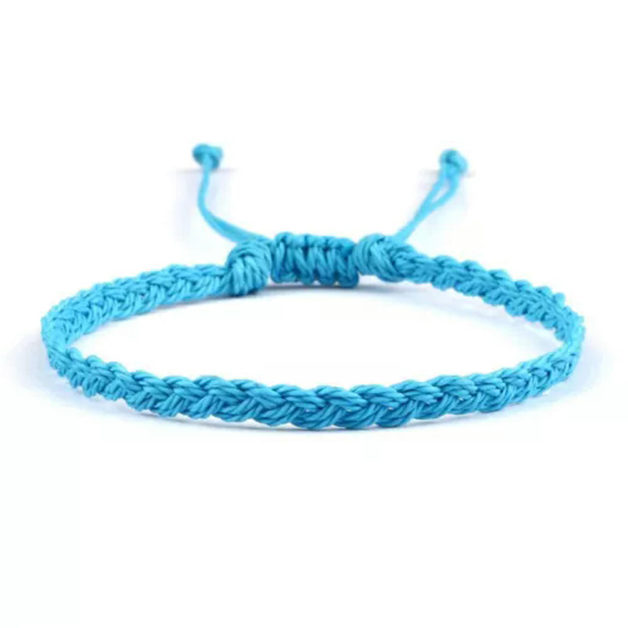 GKNET Waxed String Bracelet Braided Thread Bangles Handmade Waterproof ...