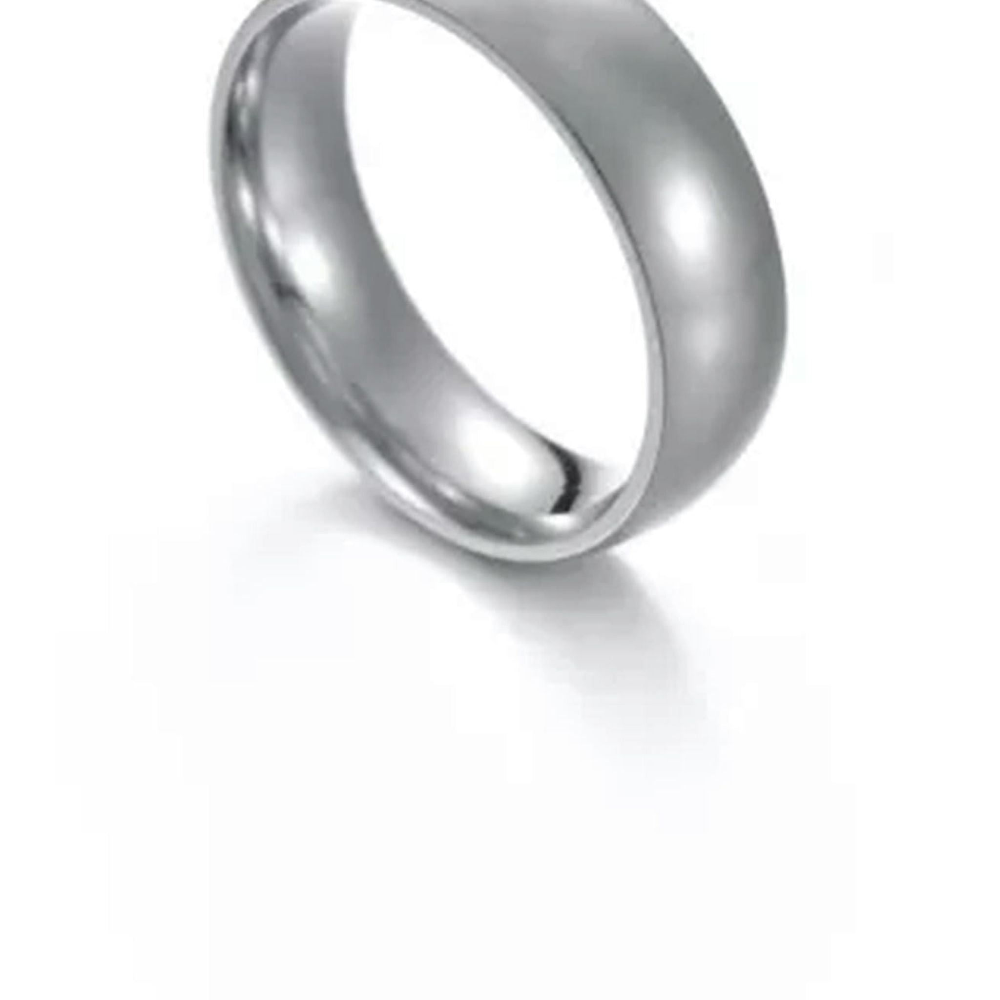 GKNET Yellow Gold Plated Men Women Plain Wide Wedding Band Ring Various ...