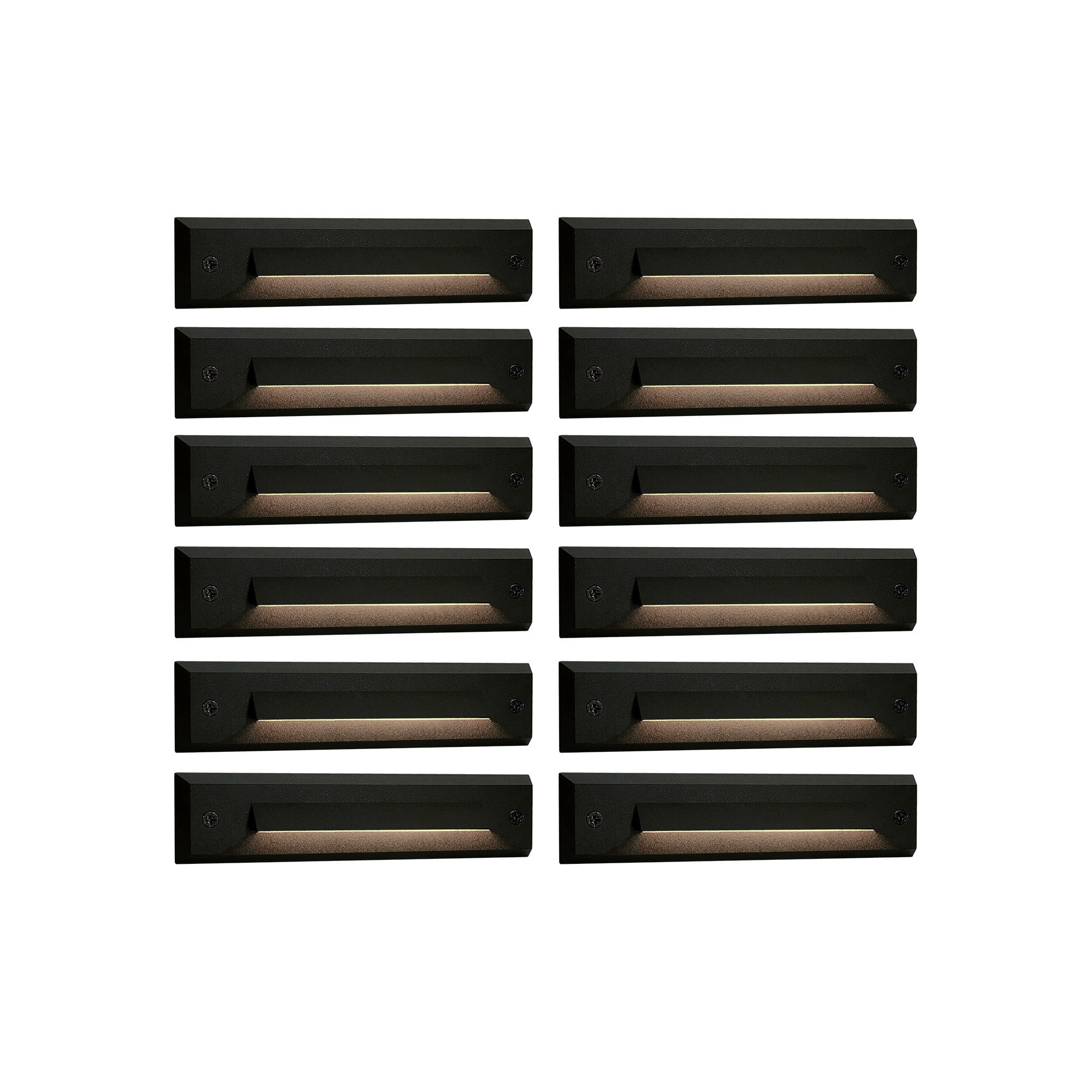 GKOplus 12-Pack LED Step Lights, 12-24V, 2W, Outdoor, Waterproof, Die ...