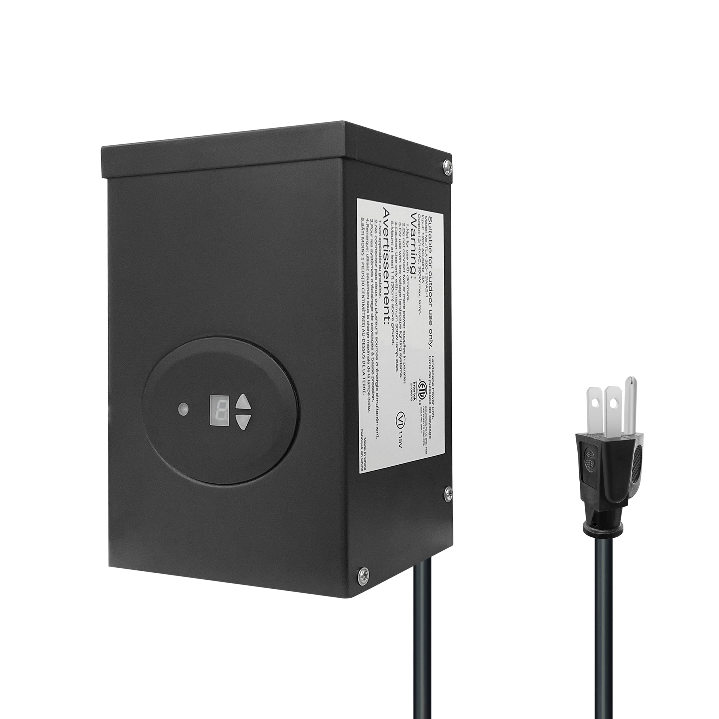 GKOplus ETL Listed 300W Low Voltage Transformer for Landscape Lighting ...