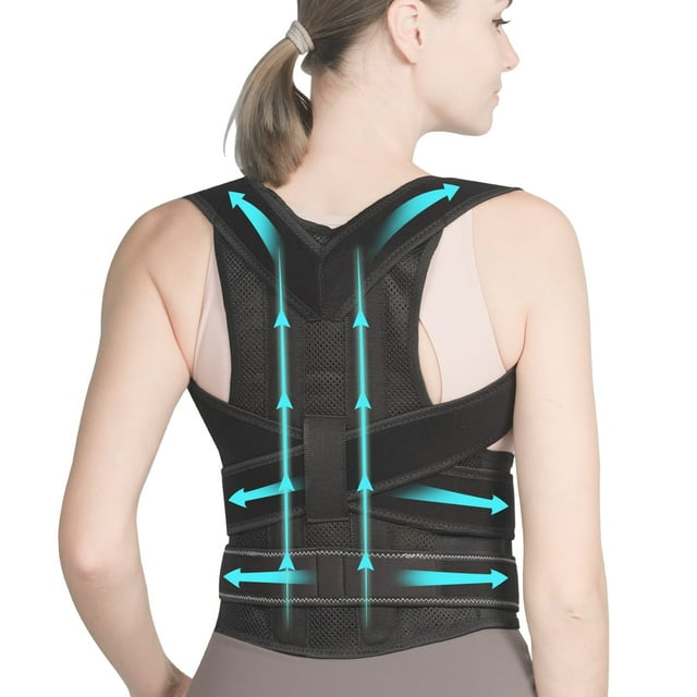 GKTG Back Brace Posture Corrector for Women and Men Back Straightener ...