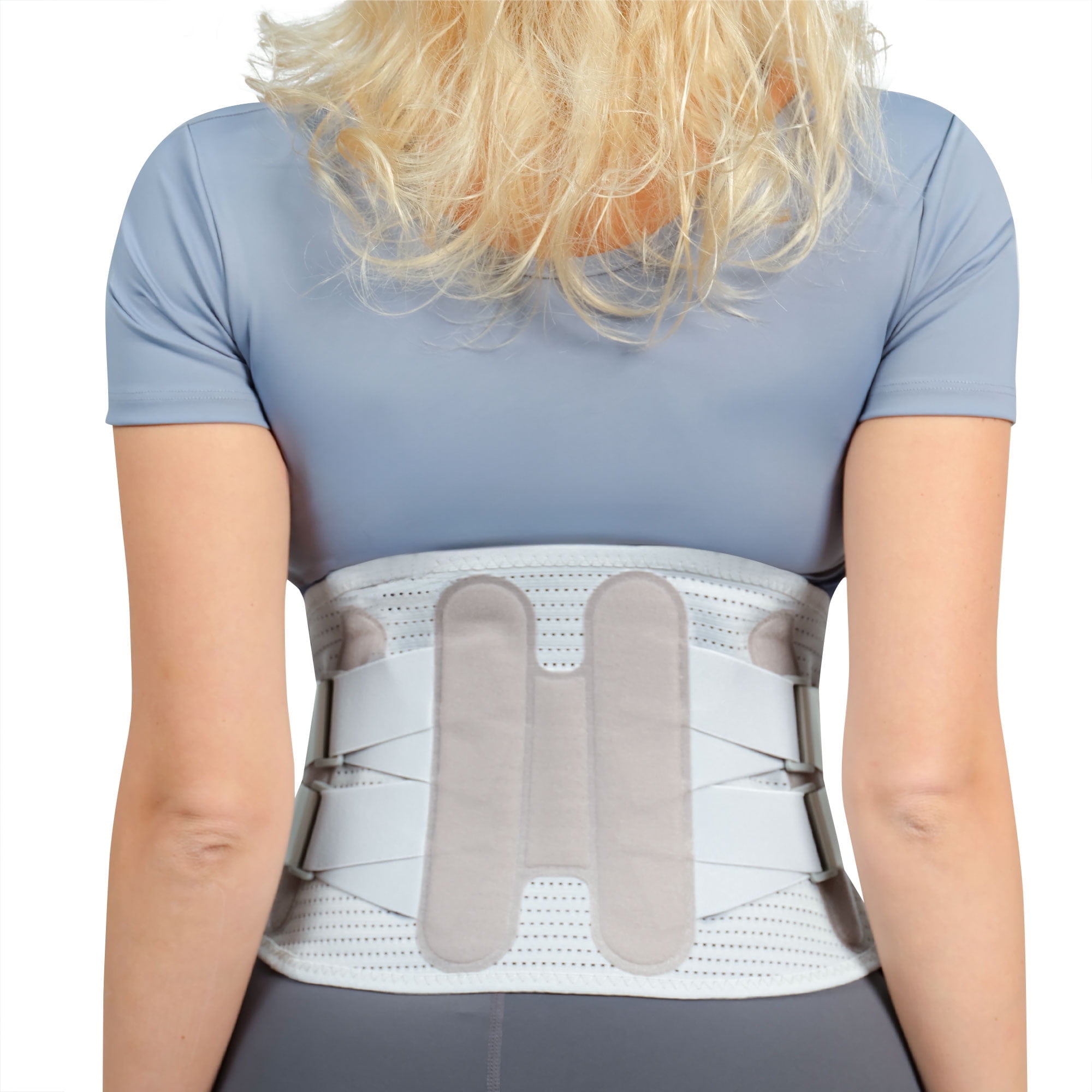 GKTG Back Support Lumbar Brace for Stabilization and Spine Pain Relief ...