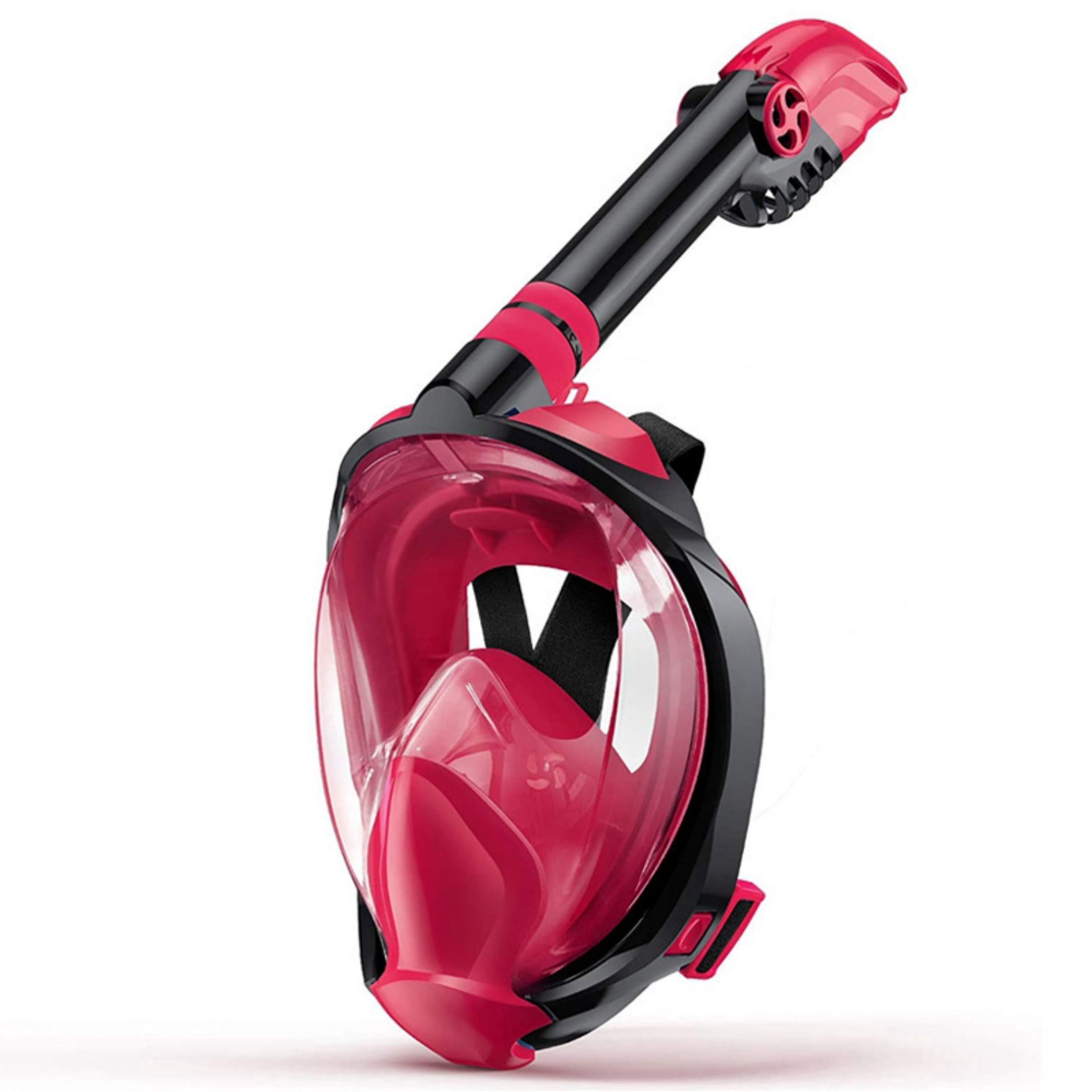 GKV Full Face Snorkel Mask for Adults – Dual Breathing Channels, Dry ...