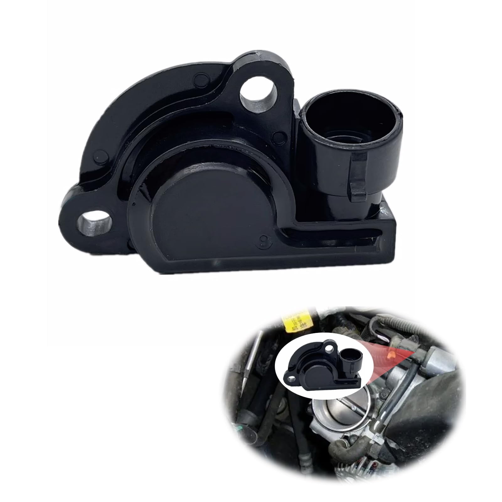 GKmow 1 PC Car Throttle Position Sensor, TPS Accelerator Pedal Fuel ...