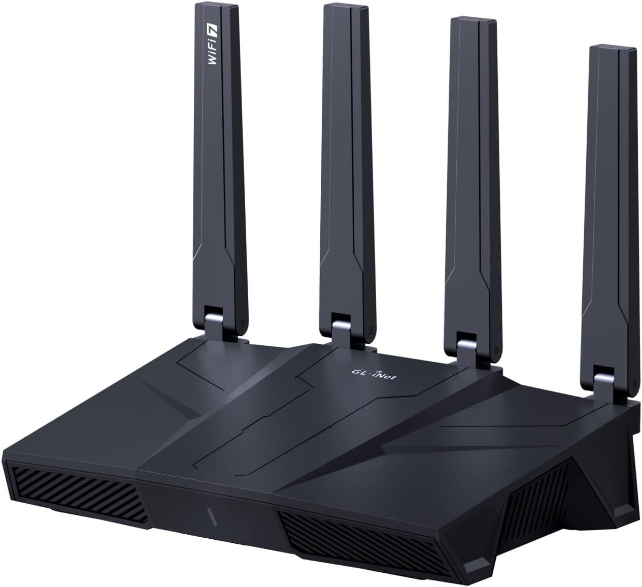 GL-BE9300 (Flint 3) Tri-Band WiFi 7 Router, High-Speed 6GHz Gaming WiFi ...