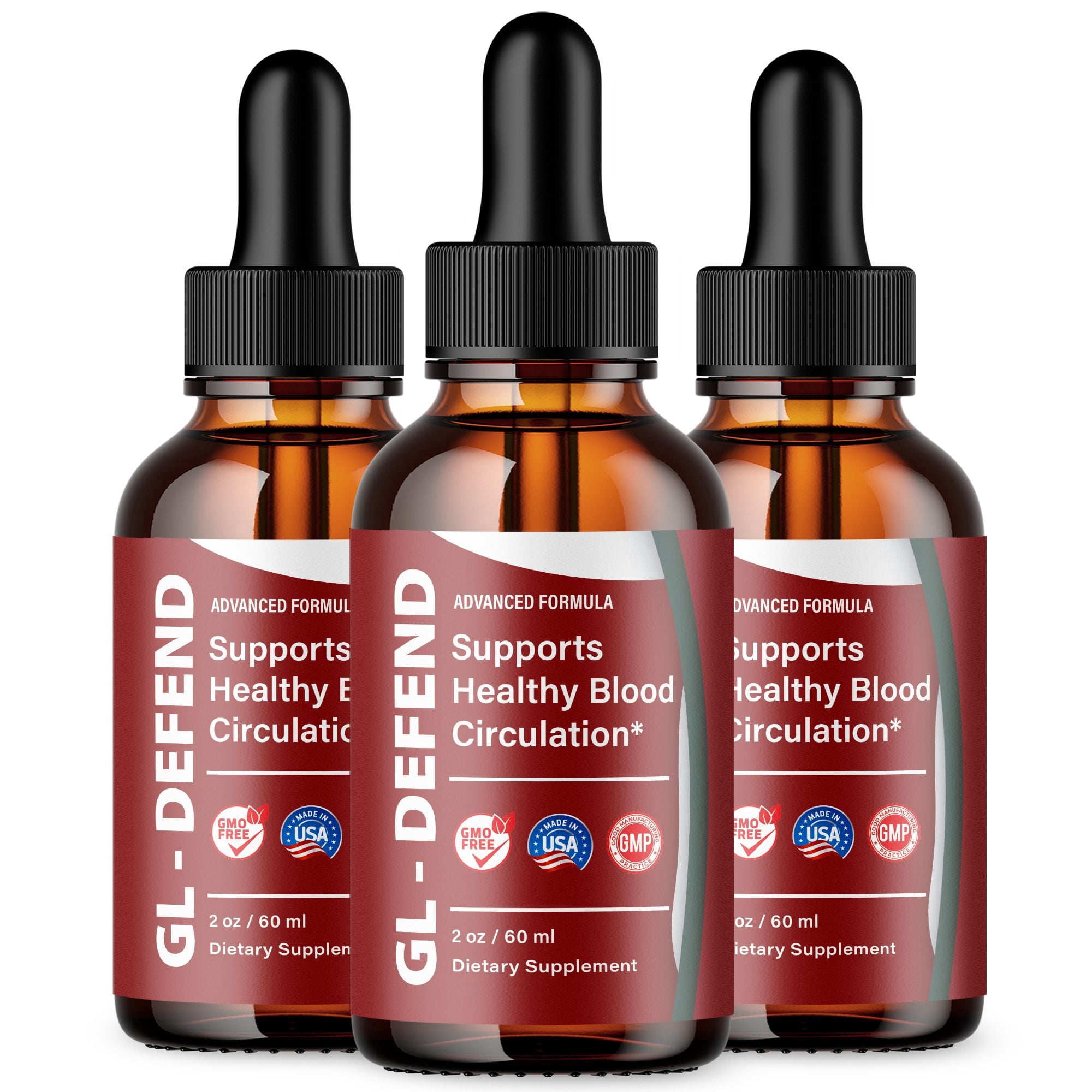 GL Defend Advanced Formula Drops Natural Support Supplement GLDefend 90 ...