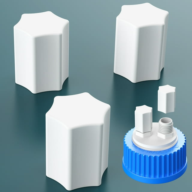 GL45 Multiple Distributor Cap with PTFE Closed Plug for Bottles GL45 ...