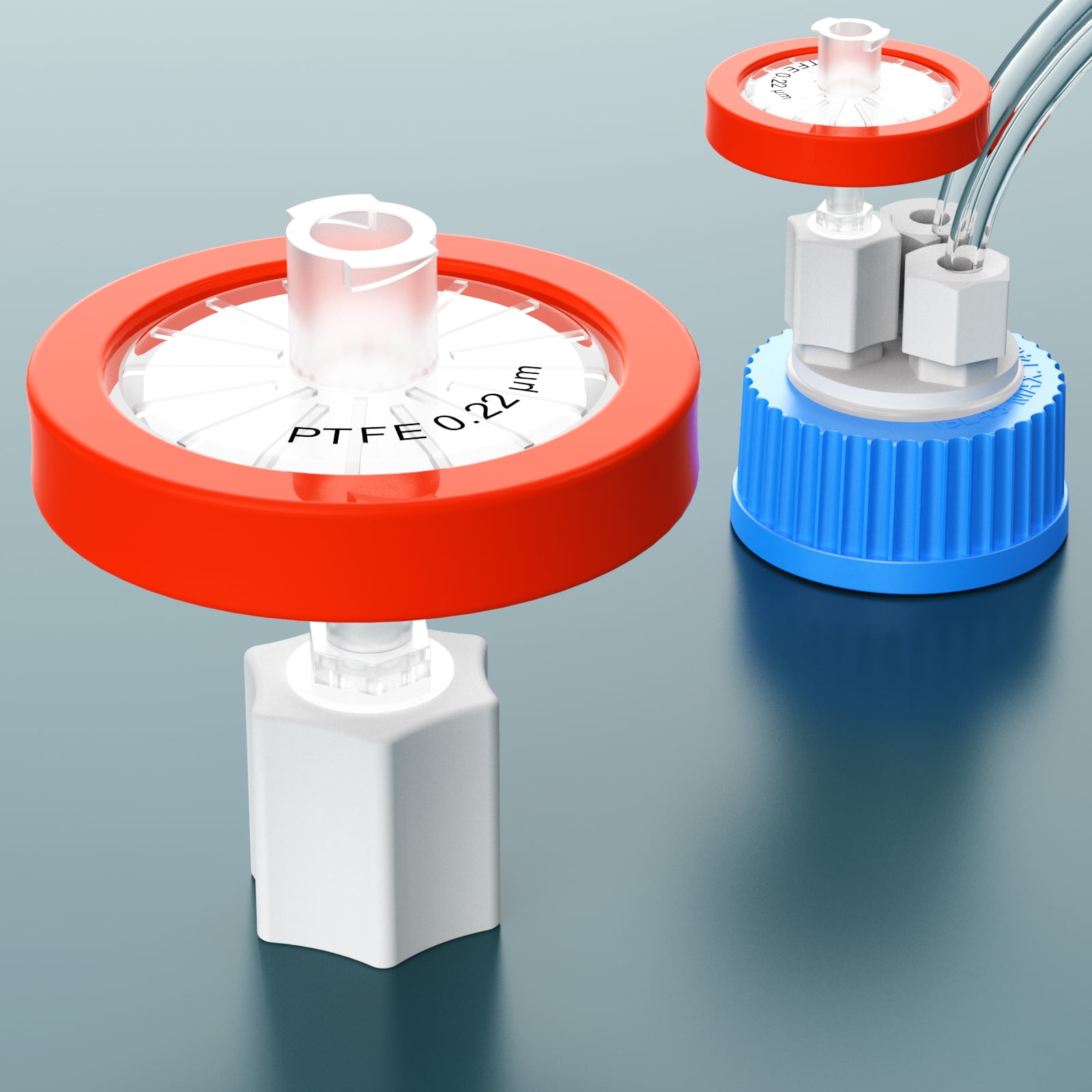 GL45 Sample Bottle Cap with Filter Plug , Multiple Distributor Cap for ...