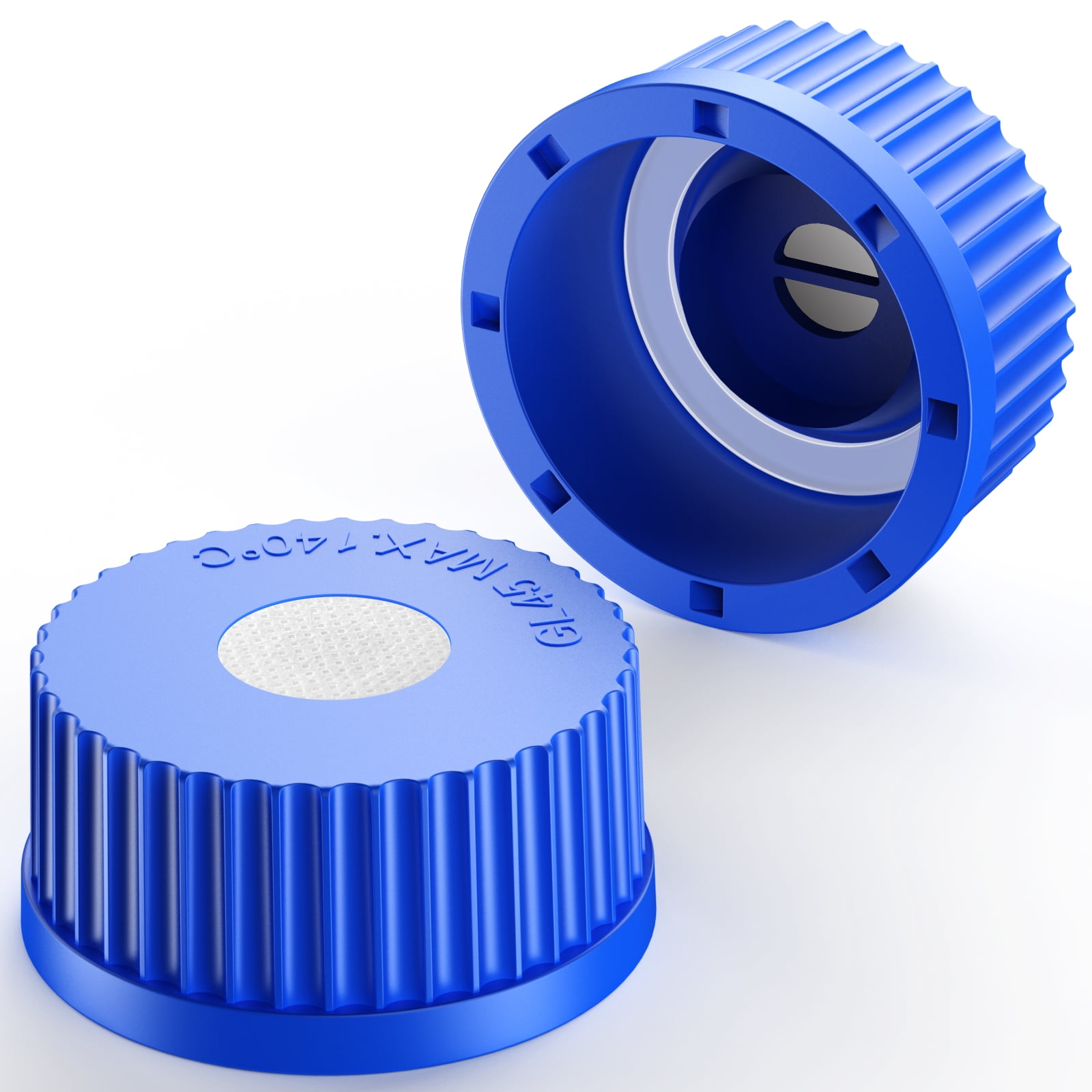GL45 Screw Cap with 20mm Diameter PTFE membrane for gas filtration ...