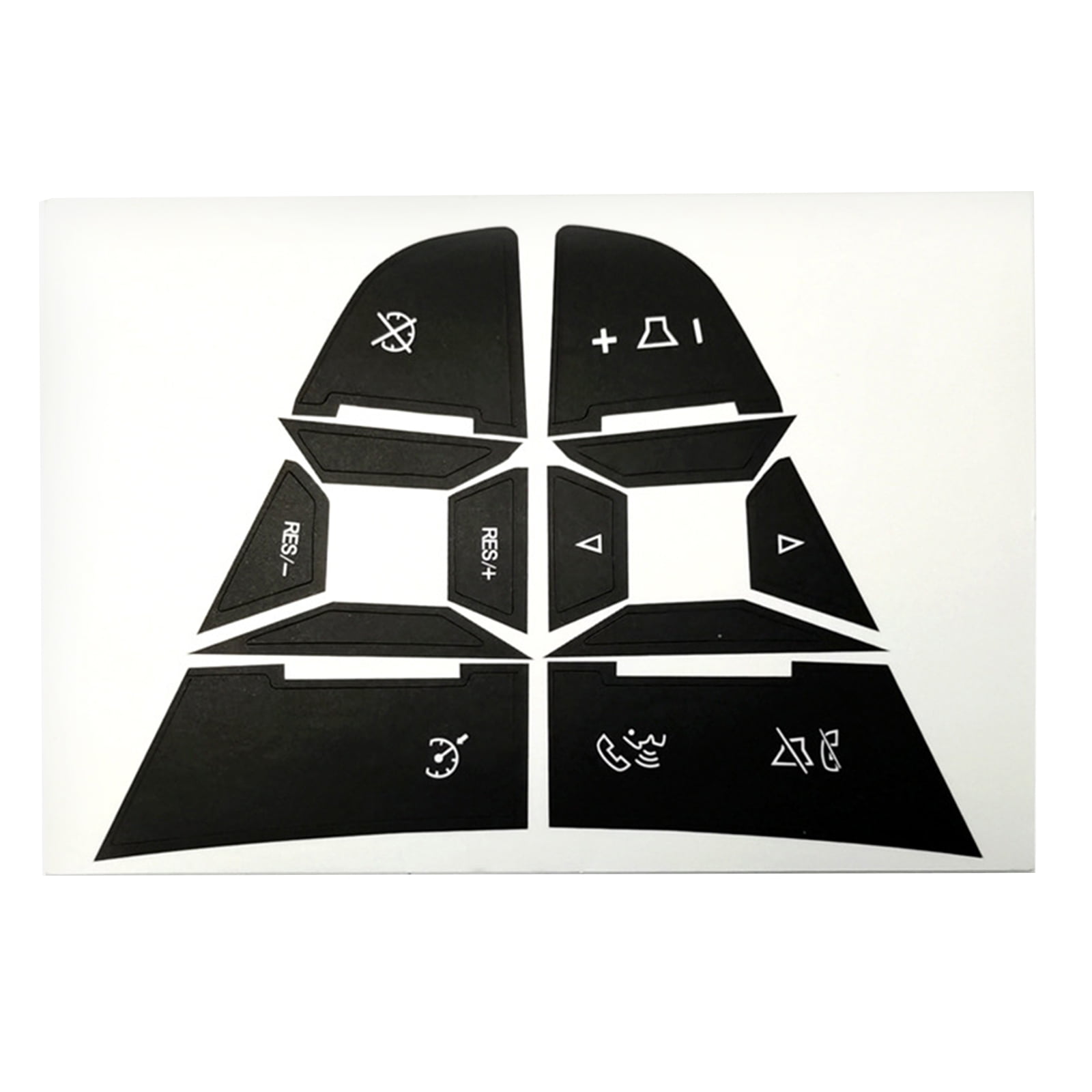 GL8 Steering-Wheel Button Trim Cover Repair Decals with Precisions Cut ...