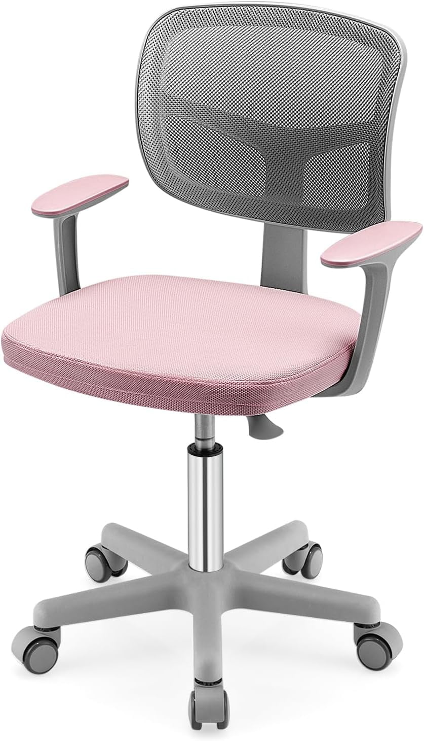 GLACER Kids Desk Chair, Height Adjustable Kids Study Chair w/Arms ...