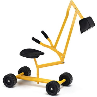 Costway Heavy Duty Kid Ride-on Sand Digger Digging Scooper Excavator ...