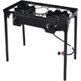 GLACER Outdoor Stove, High Pressure Double Burner Stove Propane Gas ...