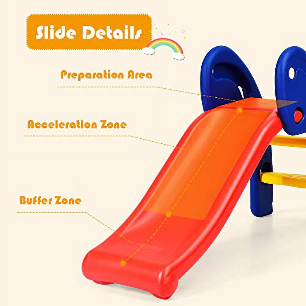 GLACER Toddler Slide, Sturdy Folding Baby Slide, Playground Slipping ...