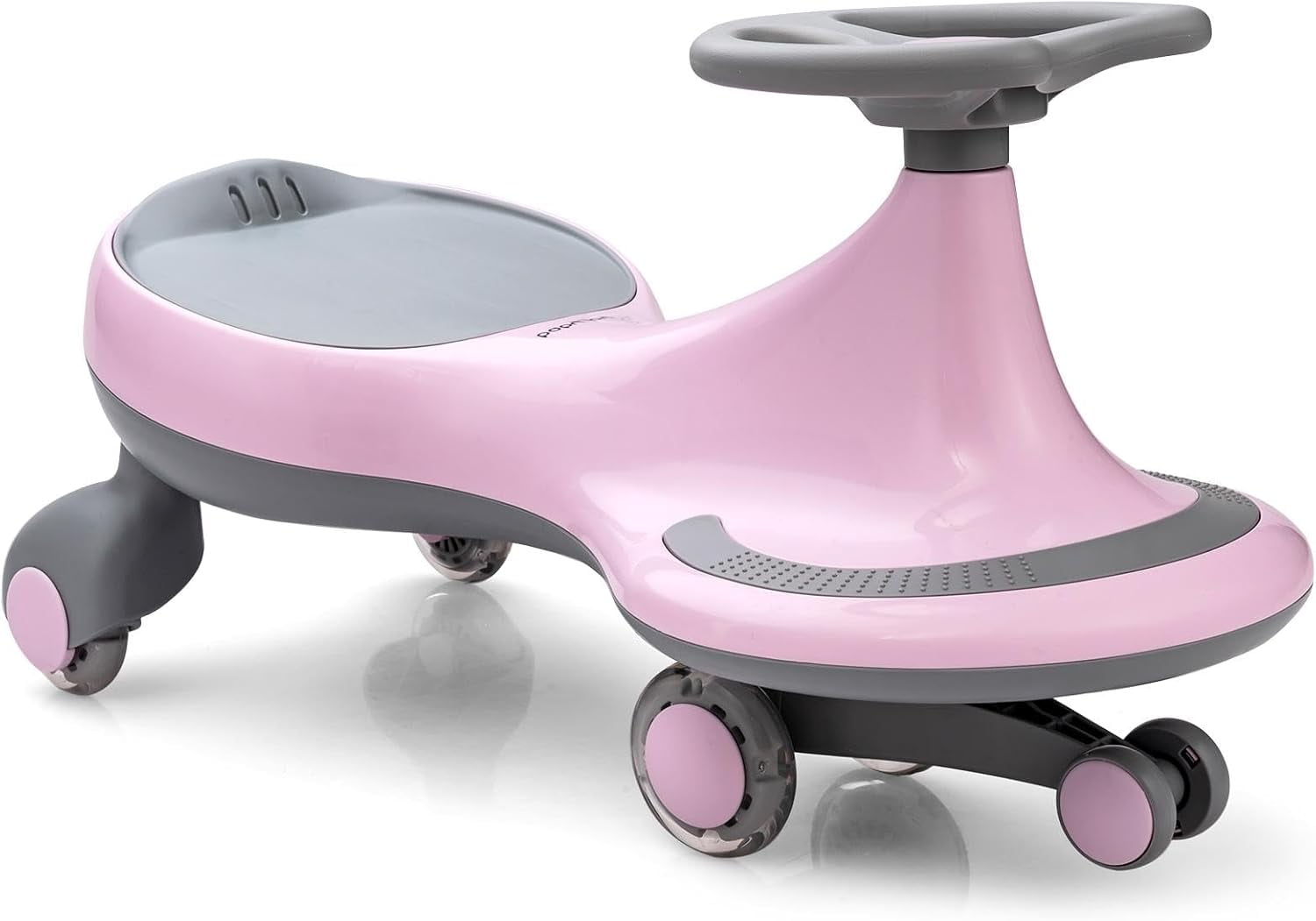 GLACER Wiggle Car, Just Twist Swing Car with Flashy PU Wheels, No ...