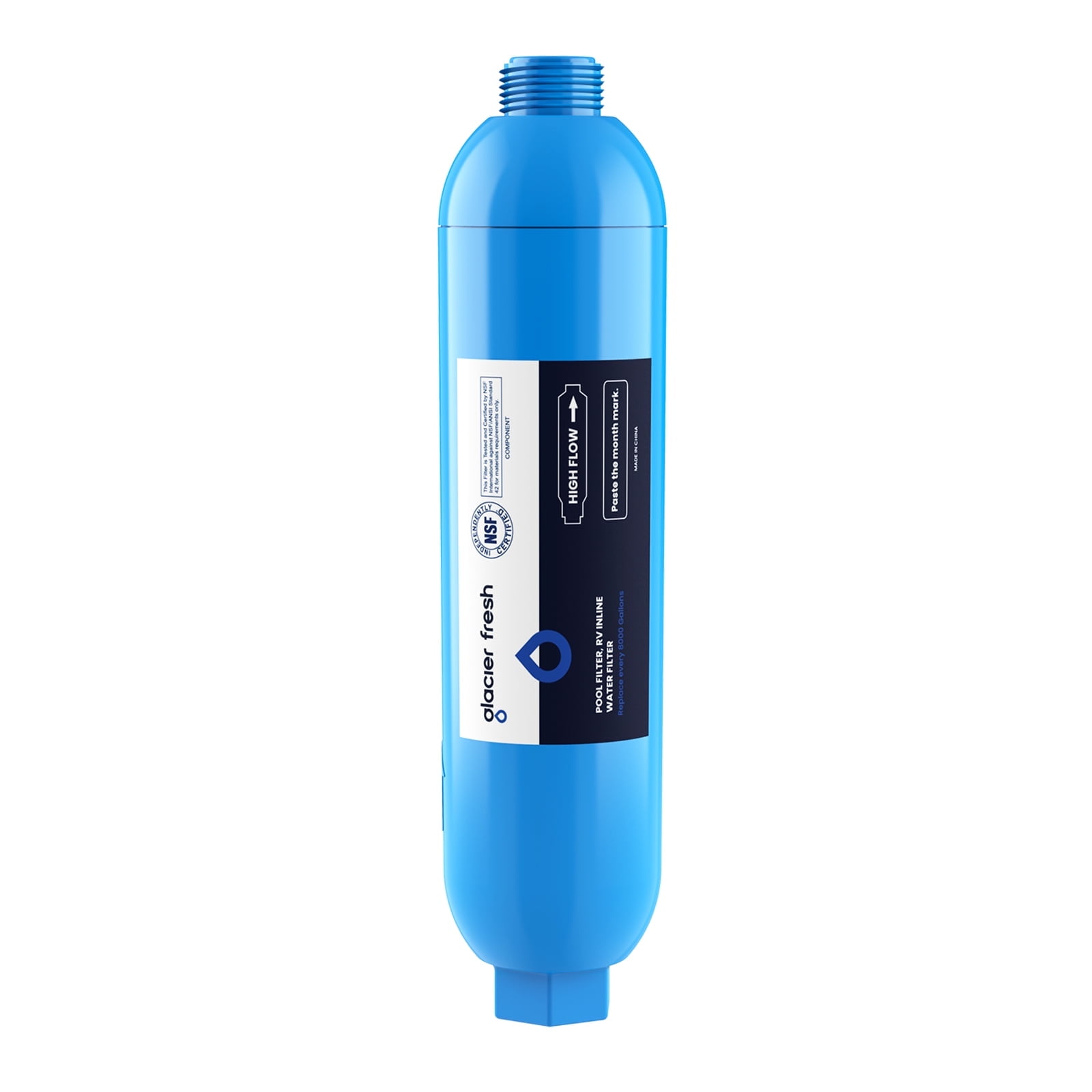 GLACIER FRESH Garden Hose End Pre-Filter for Swimming Pool, Hot Tubs ...