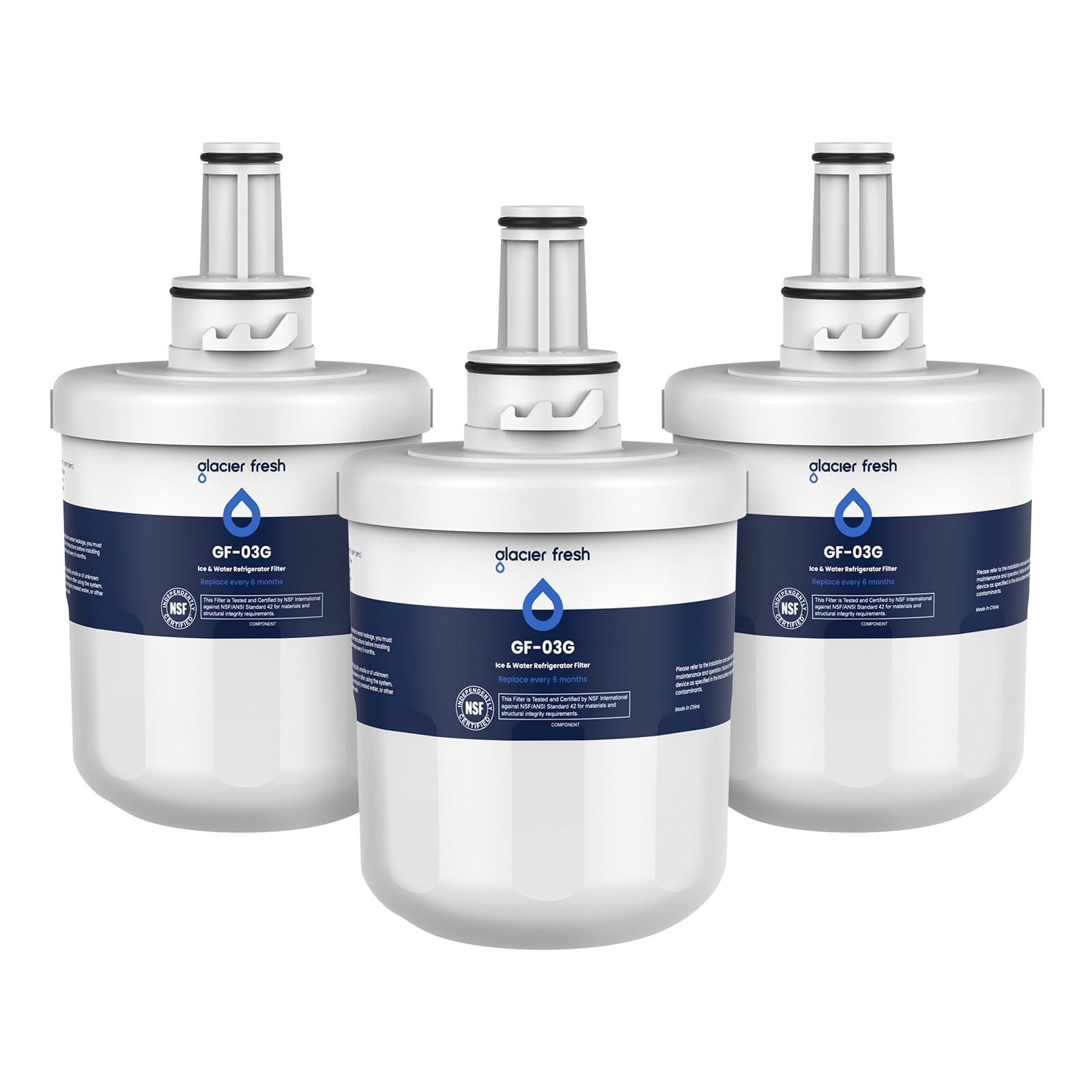 GLACIER FRESH Replacement for DA29-00003G Water Filter, Compatible with ...