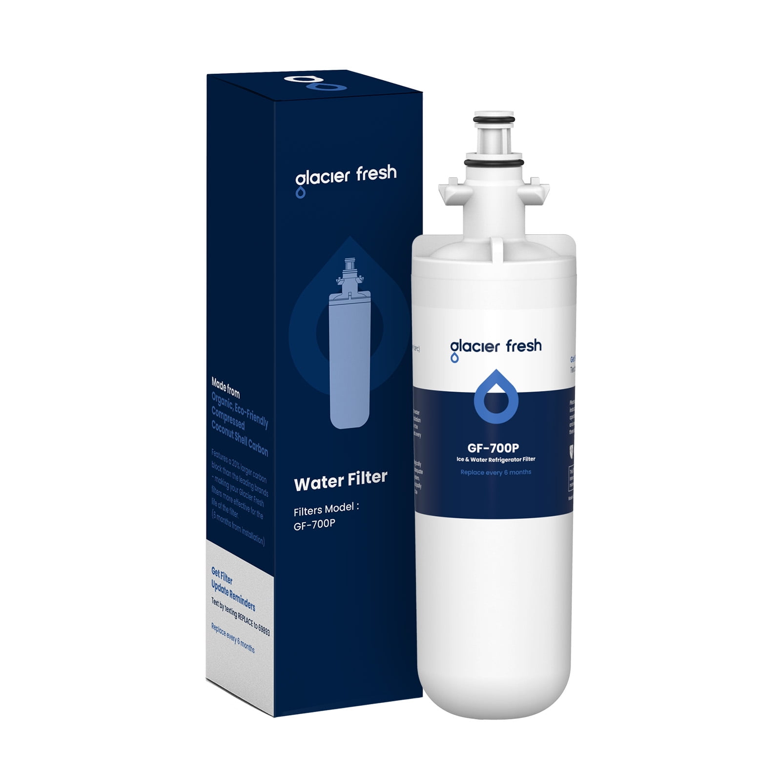 GLACIER FRESH Replacement Water Filter for LT700PC, ADQ36006101 ...