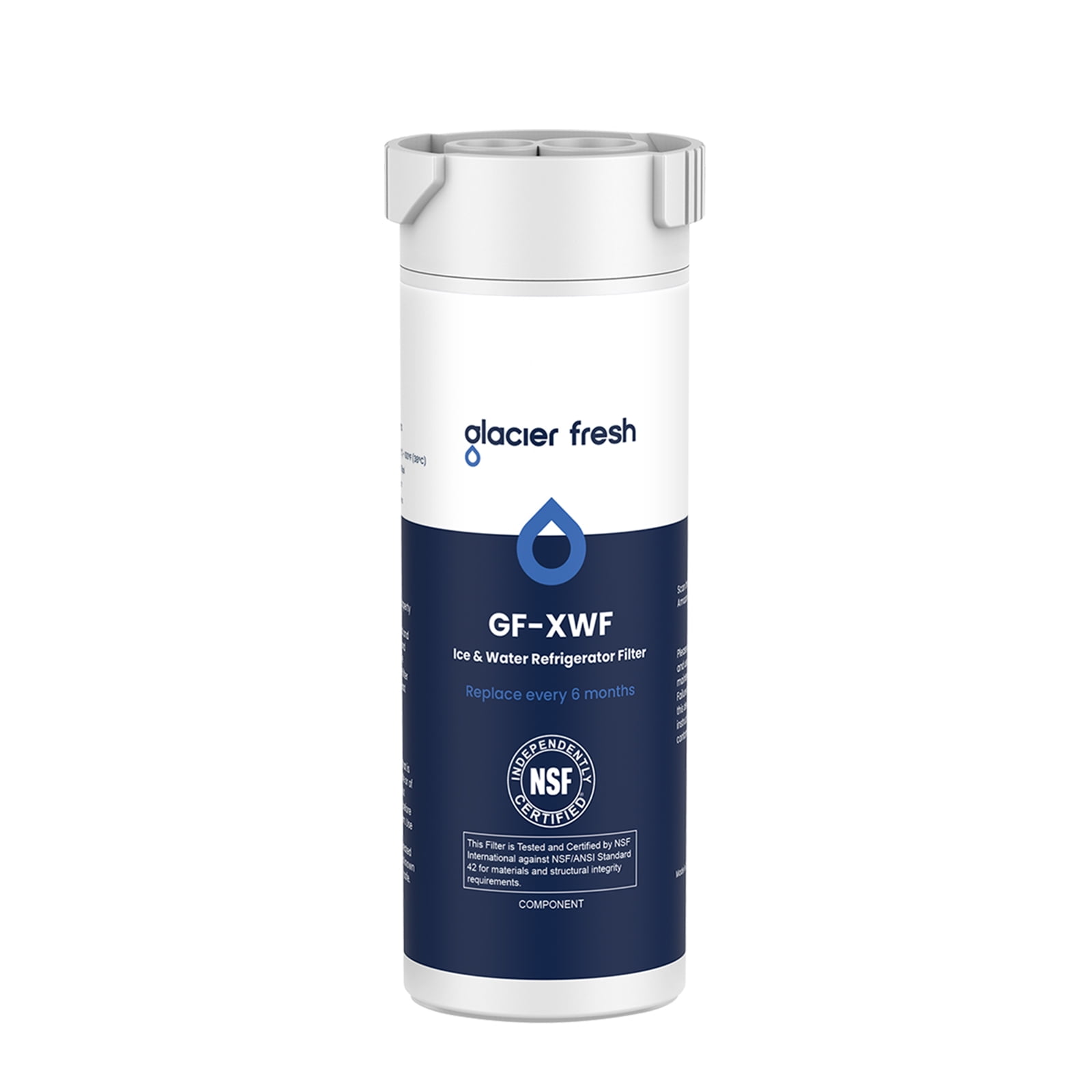 GLACIER FRESH Refrigerator Water Filter Replacement, XWF Model, 1 Pack ...