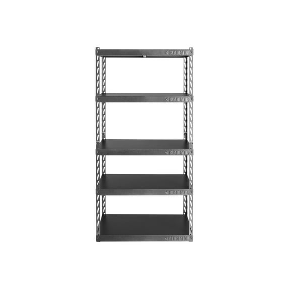 GLADIATOR 36" WIDE EZ CONNECT RACK WITH FIVE 18" DEEP SHELVES - Walmart.com