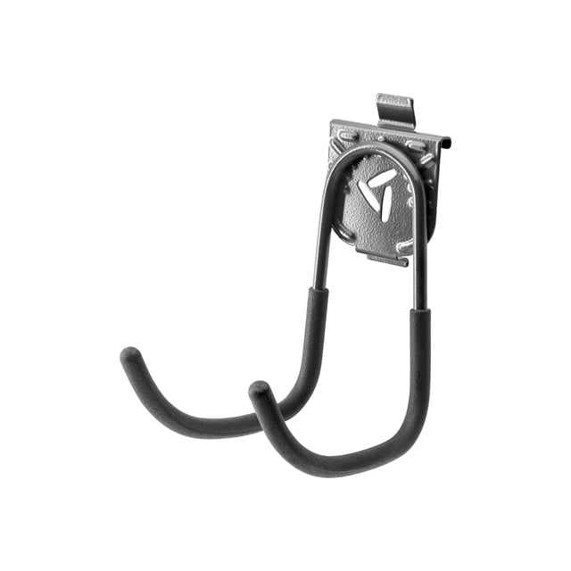GLADIATOR GAWUXXBHRH Hook, 50 lb, Steel, Granite, Powder-Coated ...