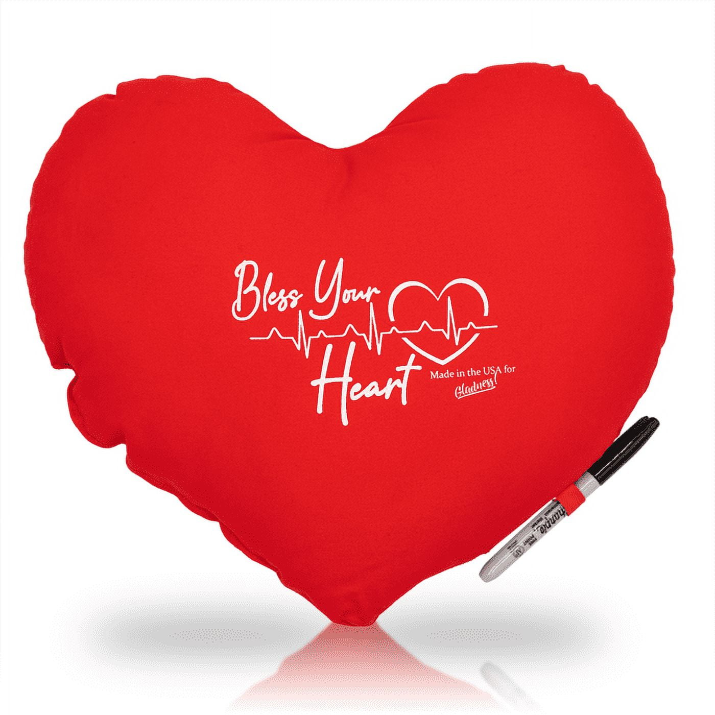 GLADNESS! Heart Pillow for After Bypass Open Heart Surgery, Mastectomy ...