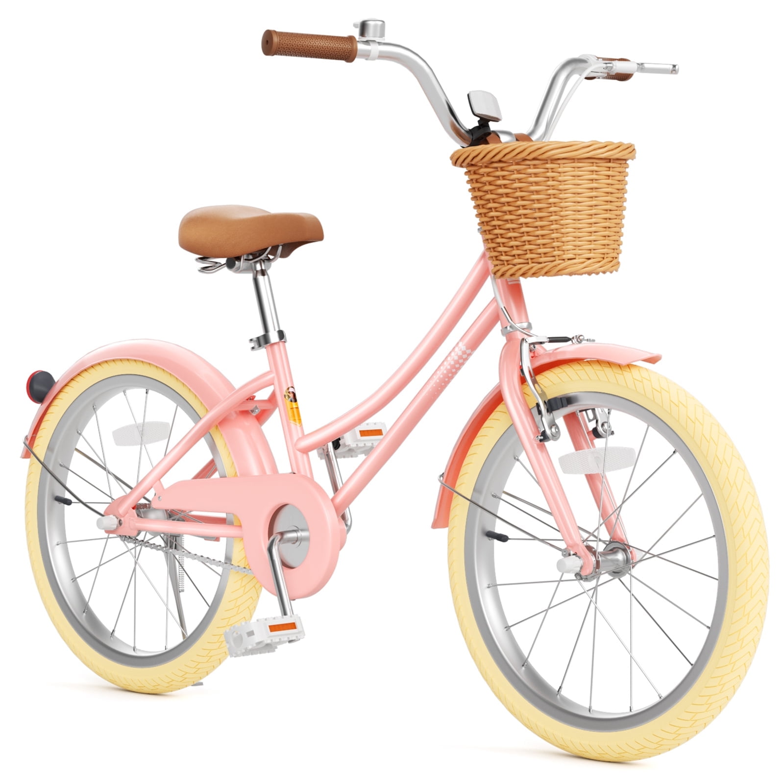 GLAF 12 14 16 20 Inch Kids Retro Cruiser Bike for 3-13 Year Old with ...