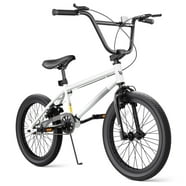Elite BMX Stealth Bike, 20 Inch, Black and Red, Hi-Tensile Steel Frame, Alloy Rims, 25t Gearing ...