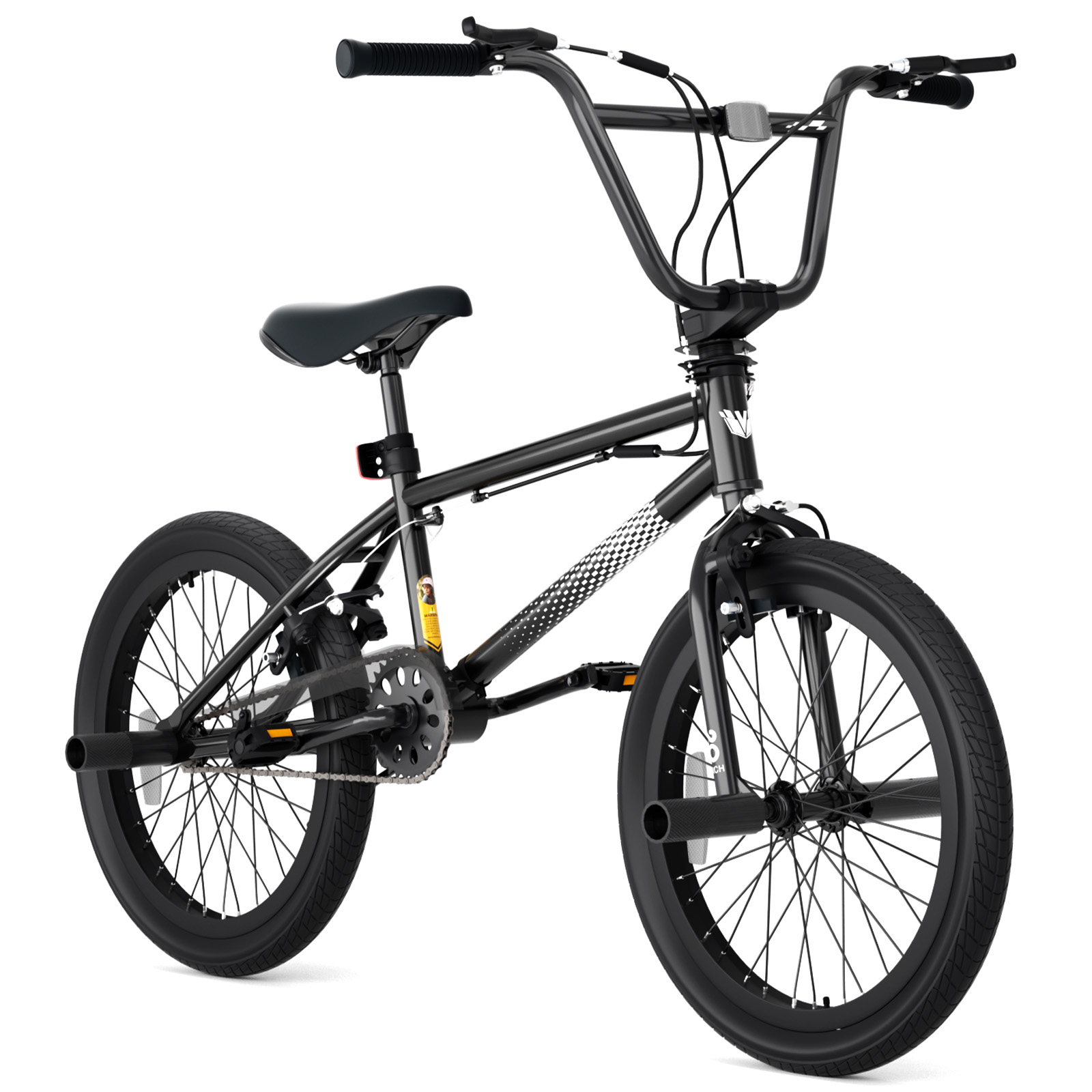 GLAF Freestyle BMX Bike, 20 inch Kids Bicycles for 8-12 Years Old Boys ...