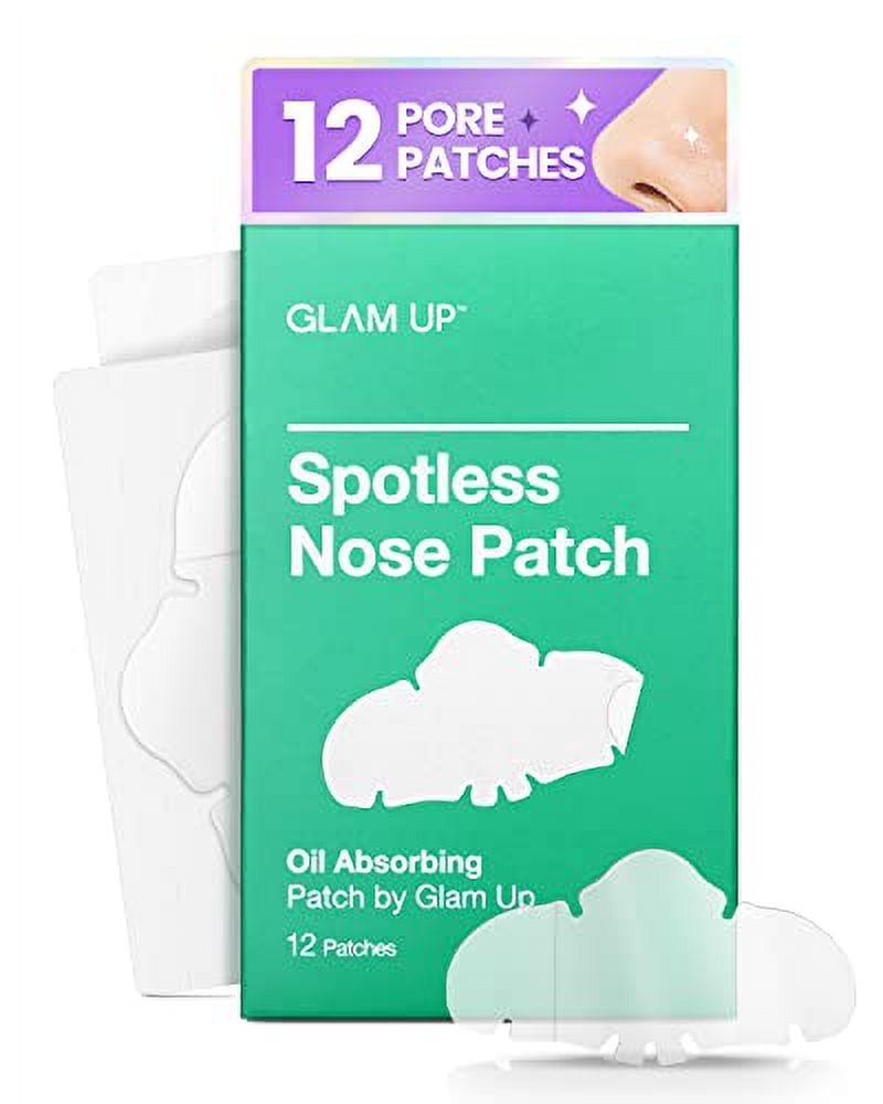 Glam Up Spotless Nose Patch 12 Count Hydrocolloid Coverage For Nose